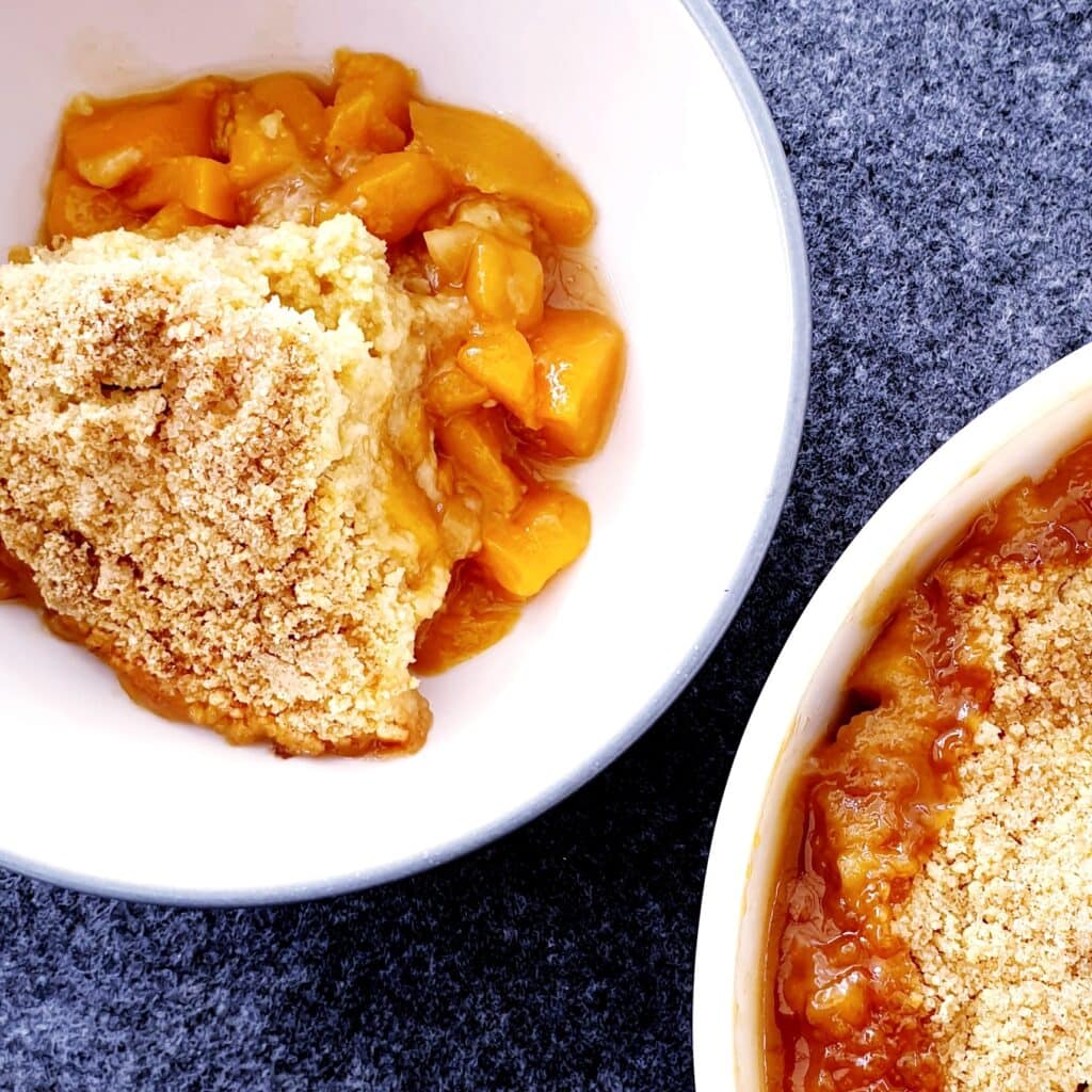 Peach & Ginger Crumble – Feast Glorious Feast
