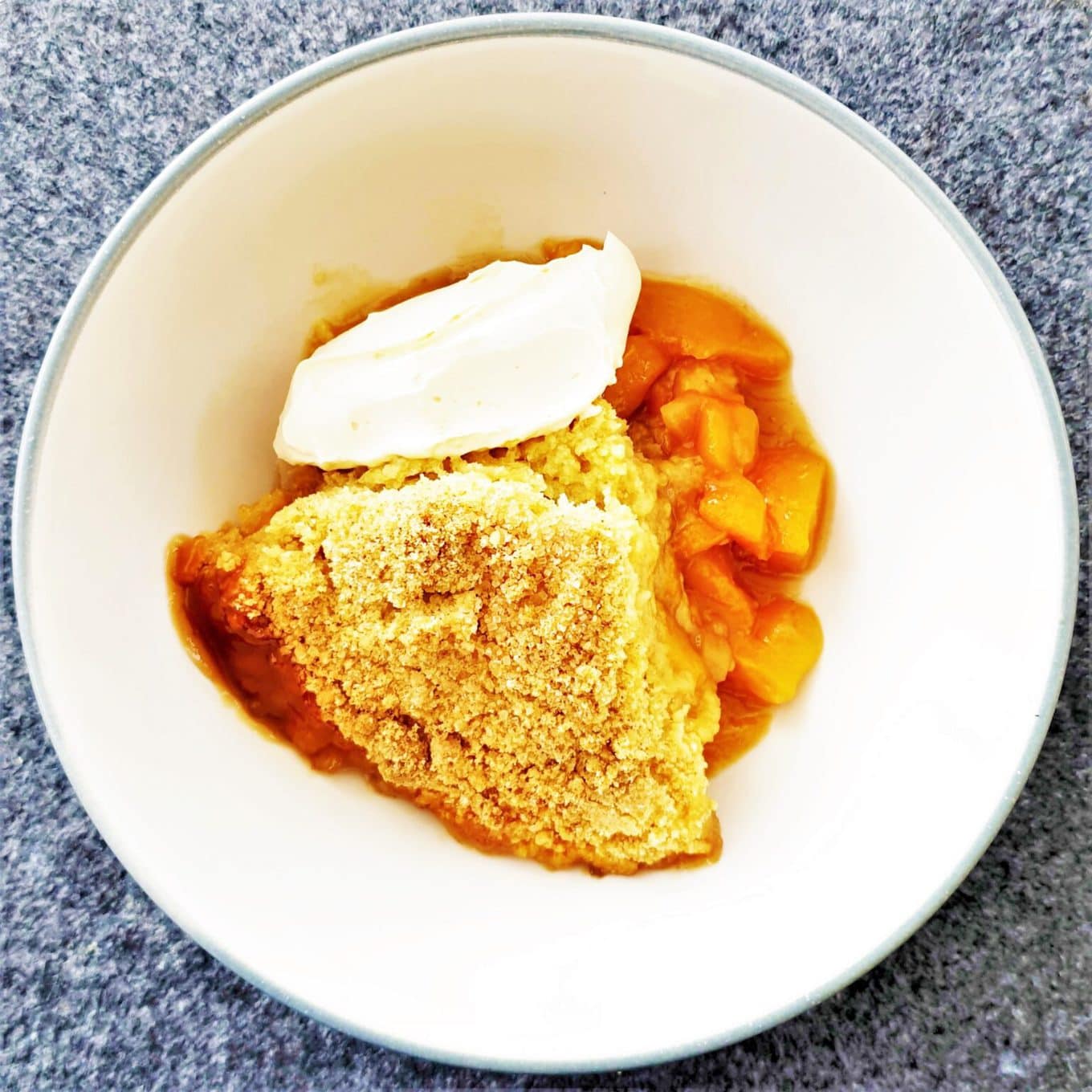 Peach & Ginger Crumble – Feast Glorious Feast