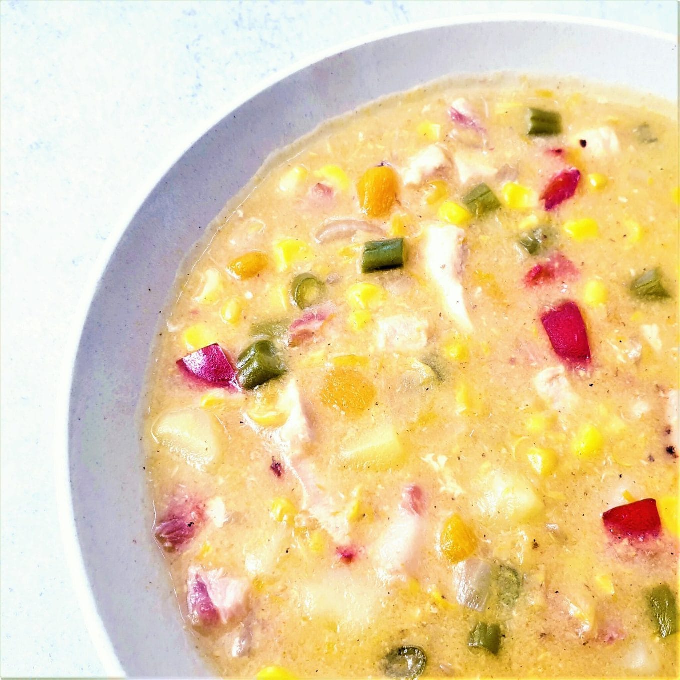 Turkey Soup (Chowder Style) with Squash – Feast Glorious Feast