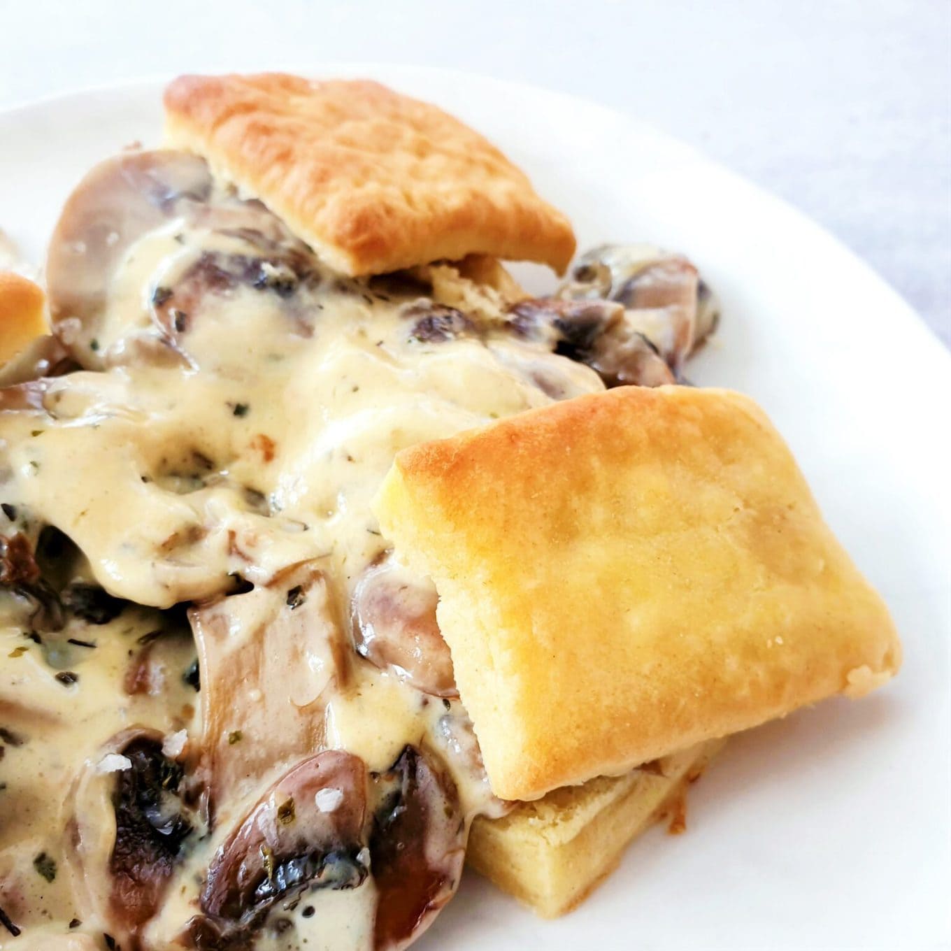 Creamed Mushrooms with Oregano – Feast Glorious Feast