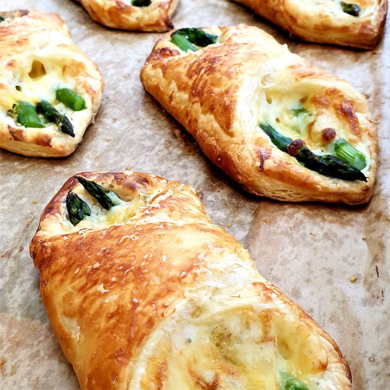 Puff Pastry Asparagus Wraps – Feast Glorious Feast