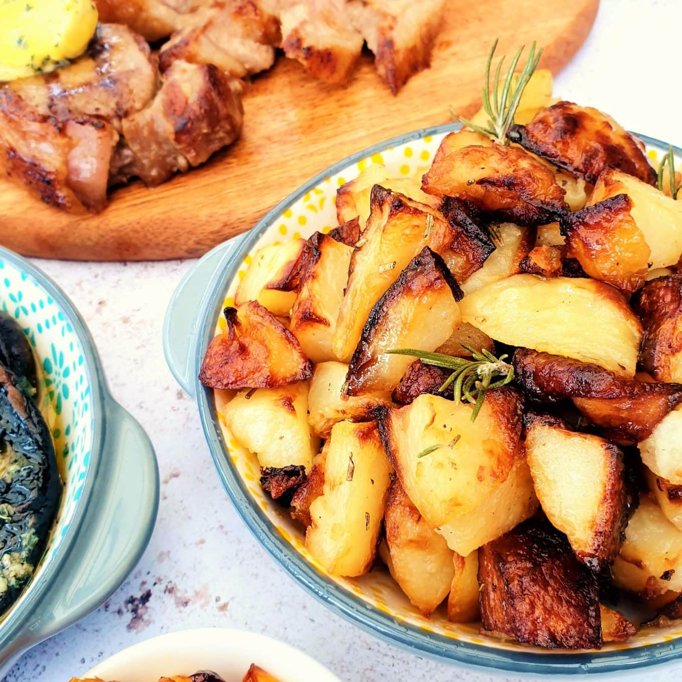 Roasted Potato Cubes with Rosemary – Feast Glorious Feast