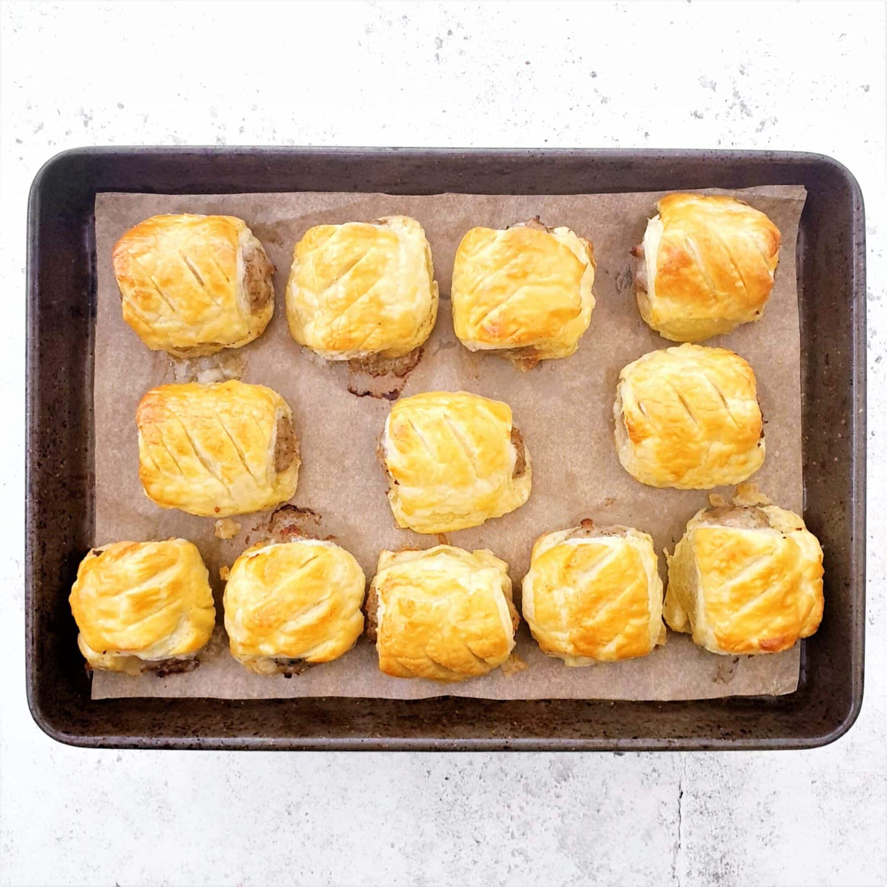 Puff Pastry Sausage Rolls (So Easy!) – Feast Glorious Feast