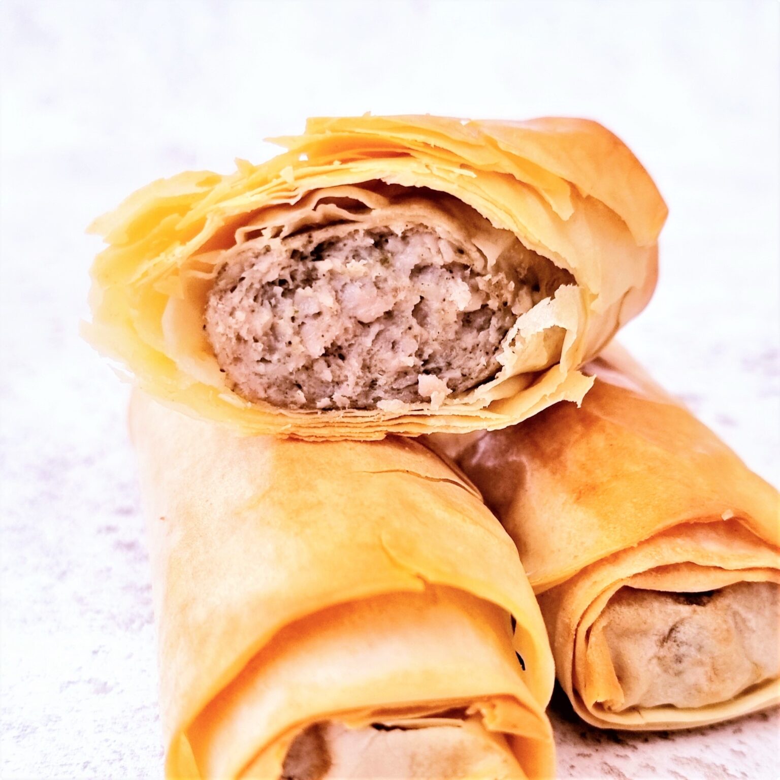 Filo Pastry Sausage Rolls – Feast Glorious Feast