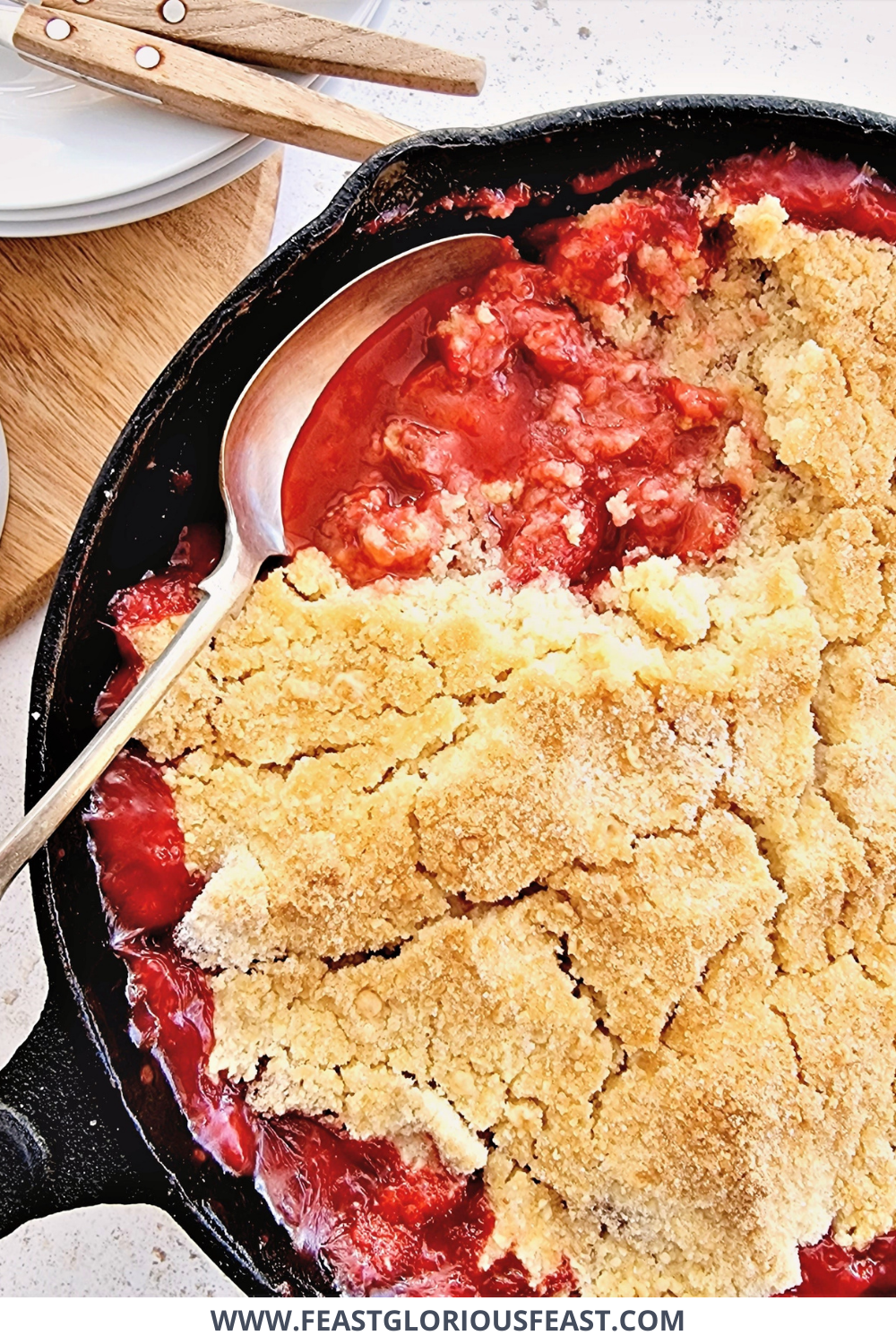 Easy Strawberry Crumble – Feast Glorious Feast