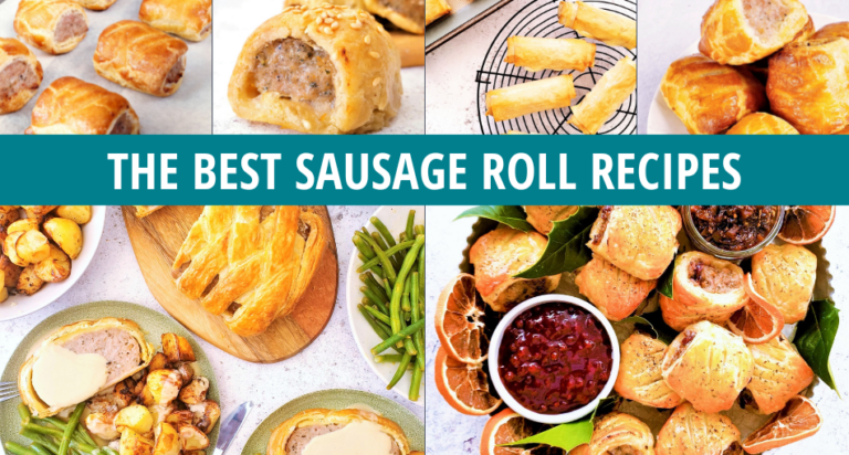 Chutney & Cheese Sausage Rolls with Puff Pastry – Feast Glorious Feast
