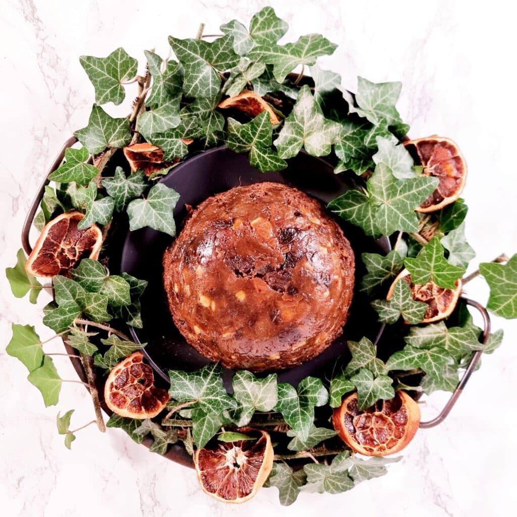 Cheat’s Microwave Christmas Pudding – Feast Glorious Feast
