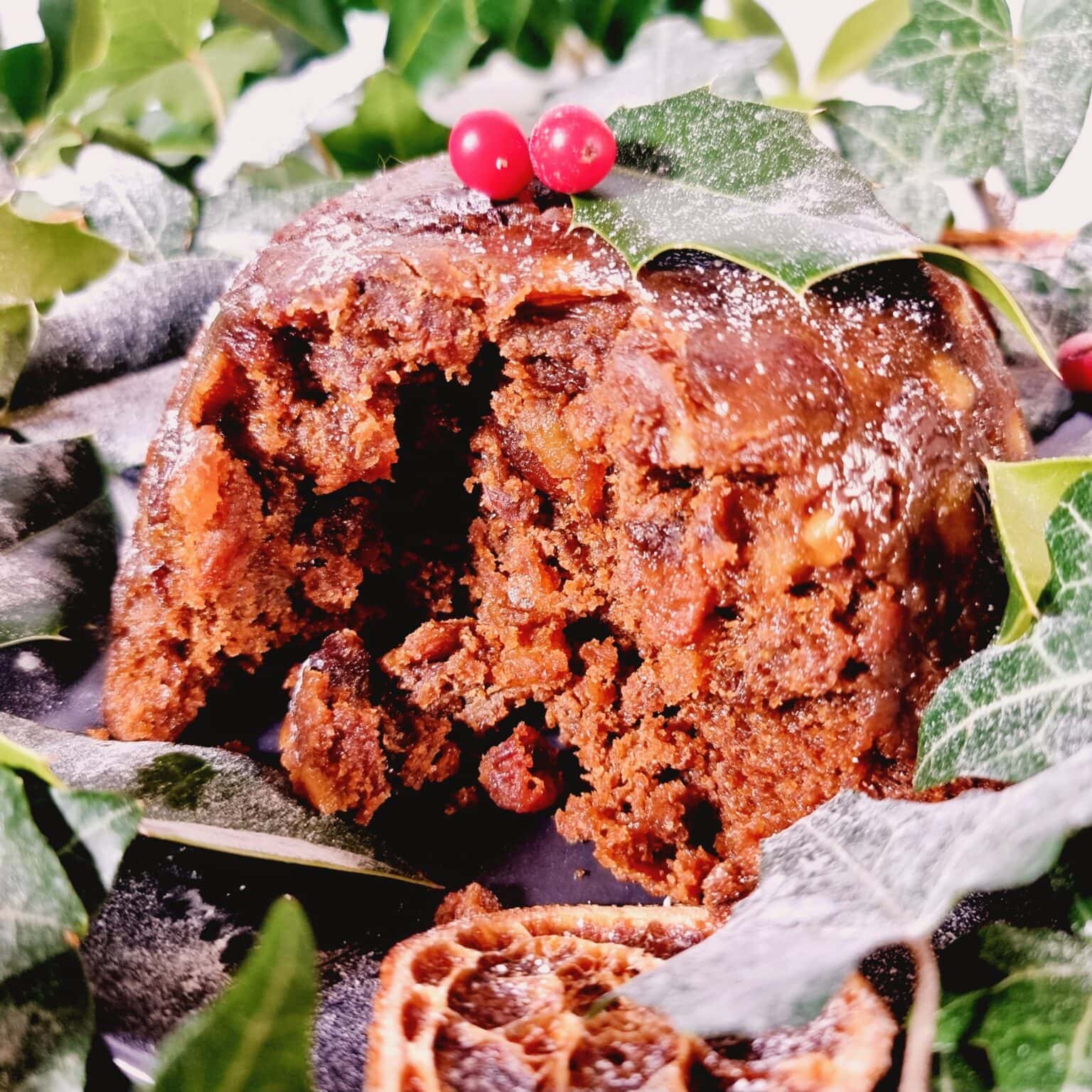 Cheat’s Microwave Christmas Pudding – Feast Glorious Feast