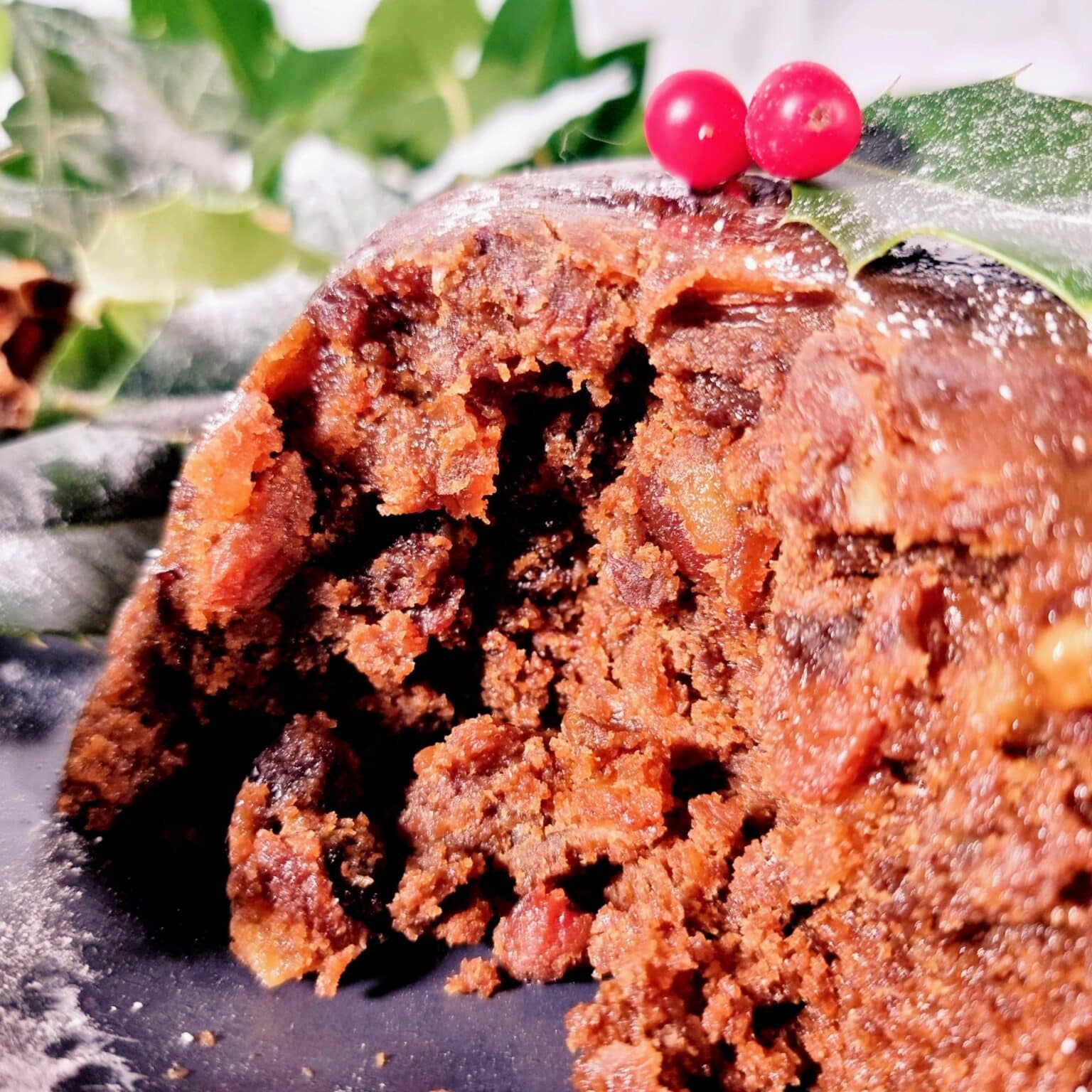 Cheat’s Microwave Christmas Pudding – Feast Glorious Feast