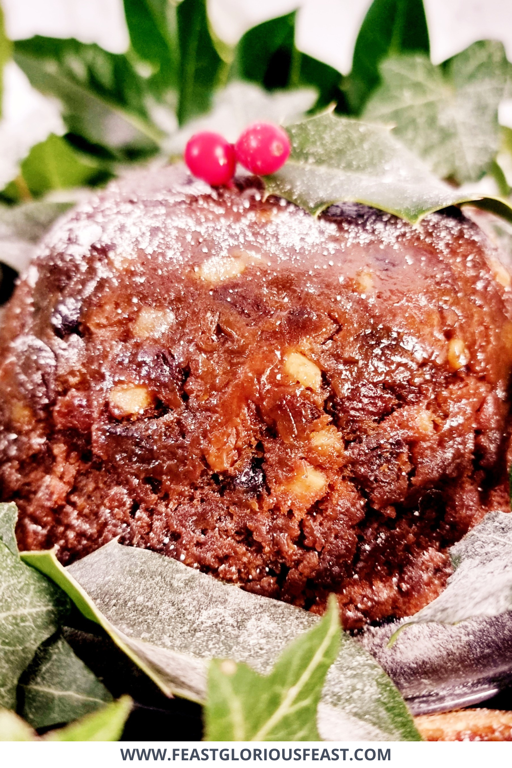 Cheat’s Microwave Christmas Pudding – Feast Glorious Feast