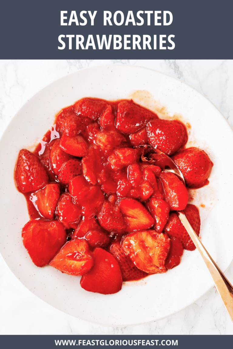 Easy Roasted Plums – Feast Glorious Feast