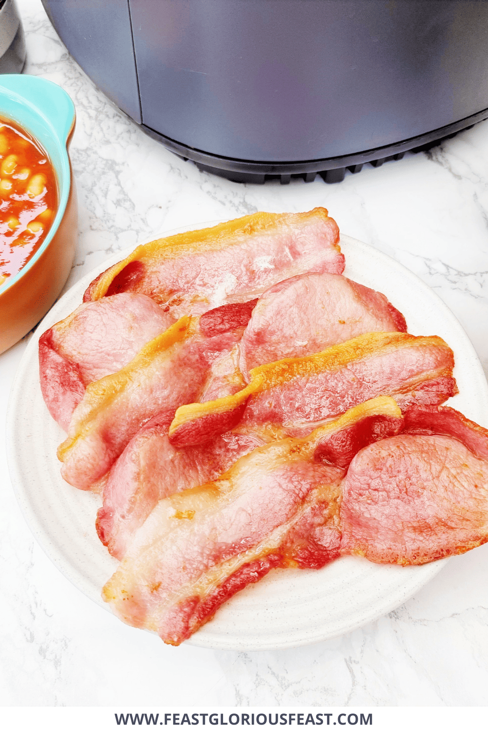 How to Air Fry Thick Cut Back Bacon – Feast Glorious Feast