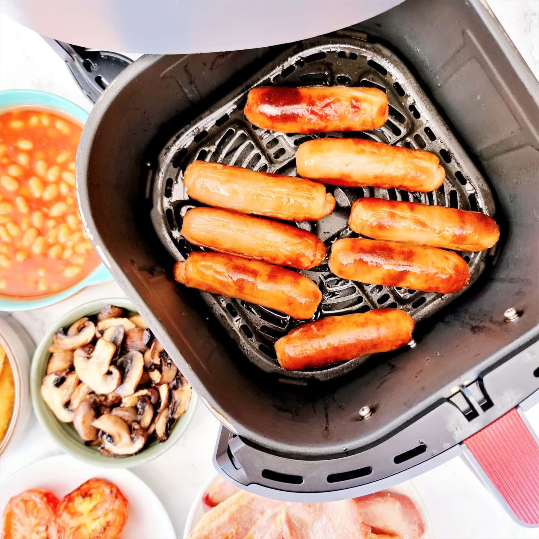 How to Air Fry Thin Irish Pork Sausages (Richmonds) – Feast Glorious Feast