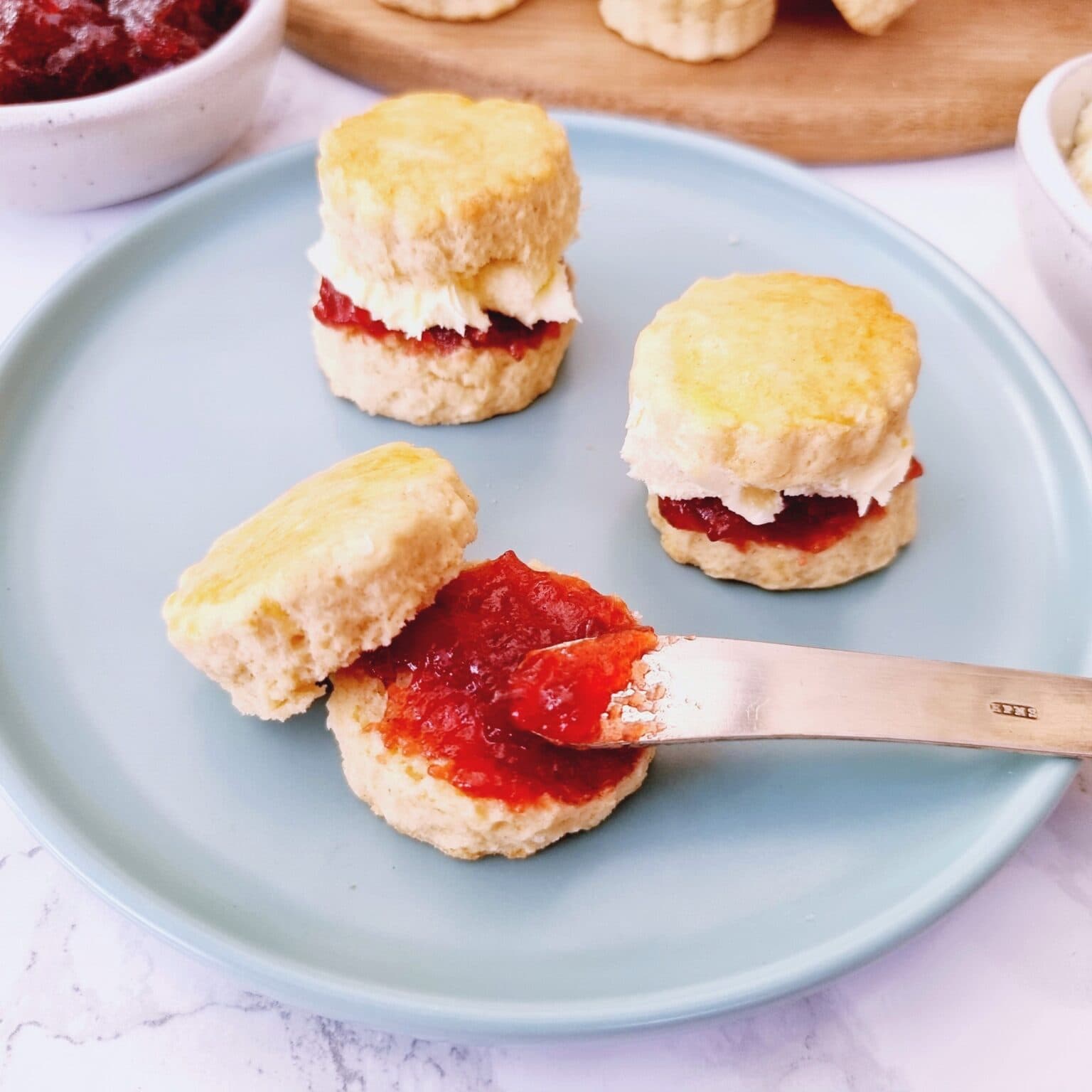 Mini British Scones – Feast Glorious Feast