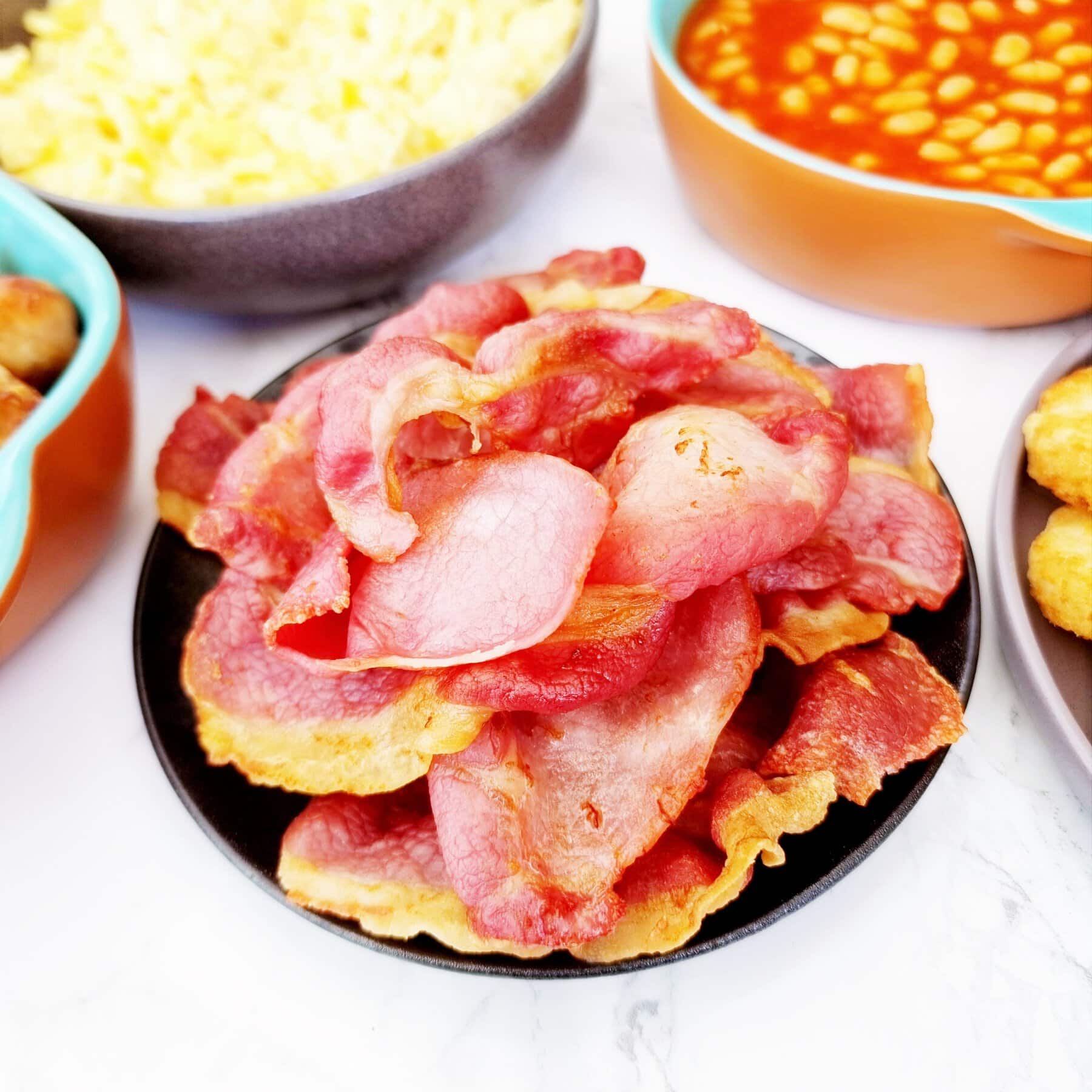 How to Air Fry Thin Cut Back Bacon – Feast Glorious Feast