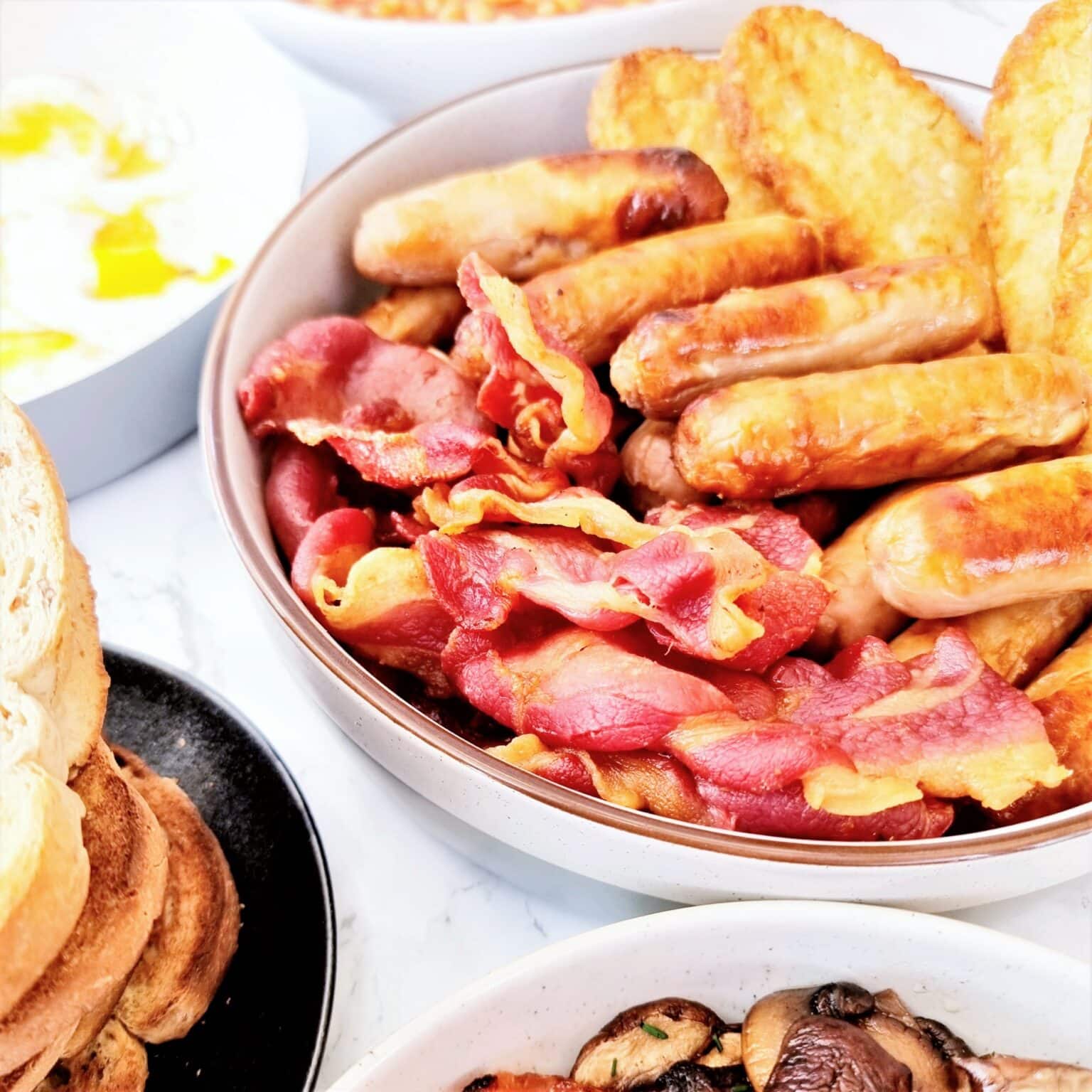 How to Air Fry Thin Cut Back Bacon – Feast Glorious Feast