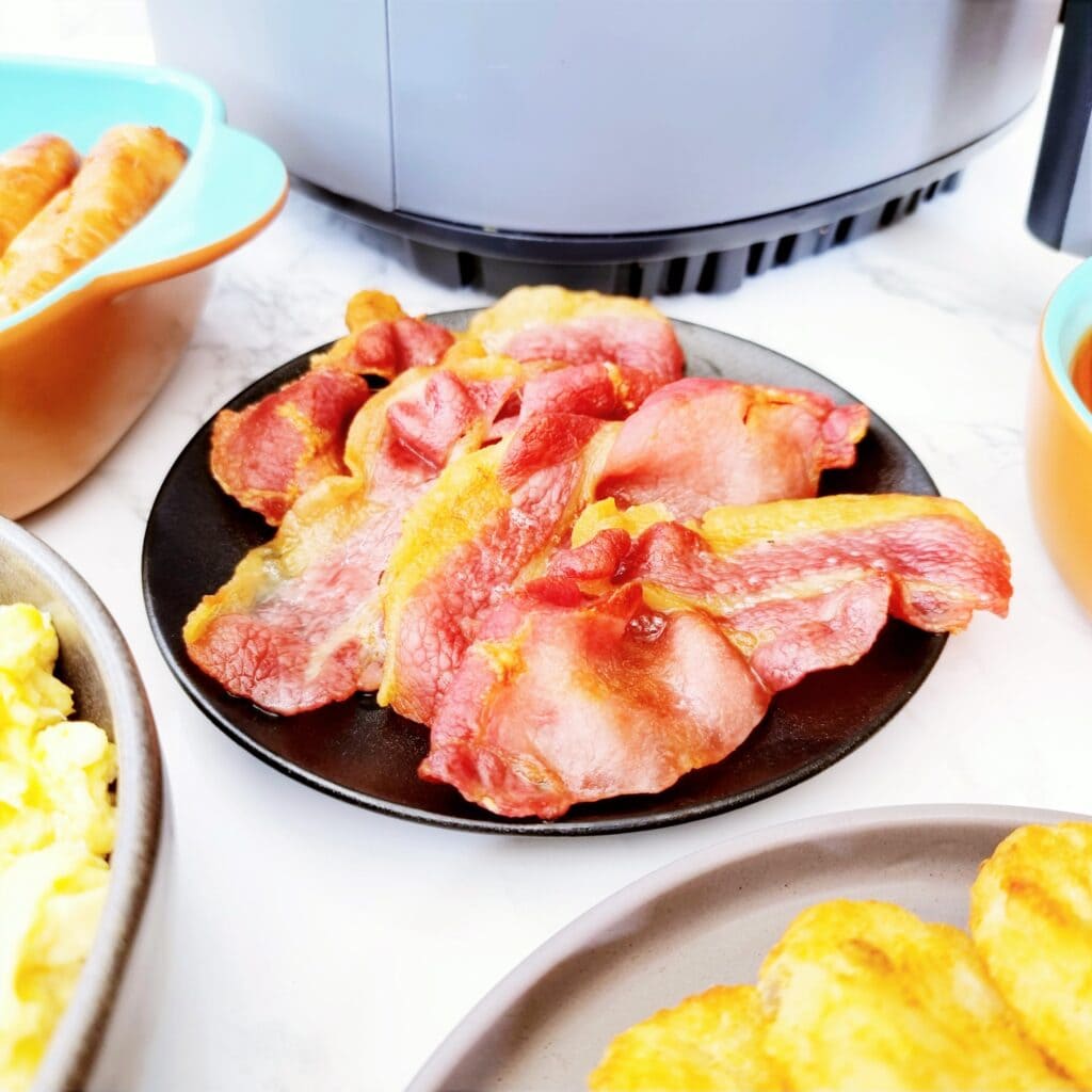 How to Air Fry Thin Cut Back Bacon – Feast Glorious Feast