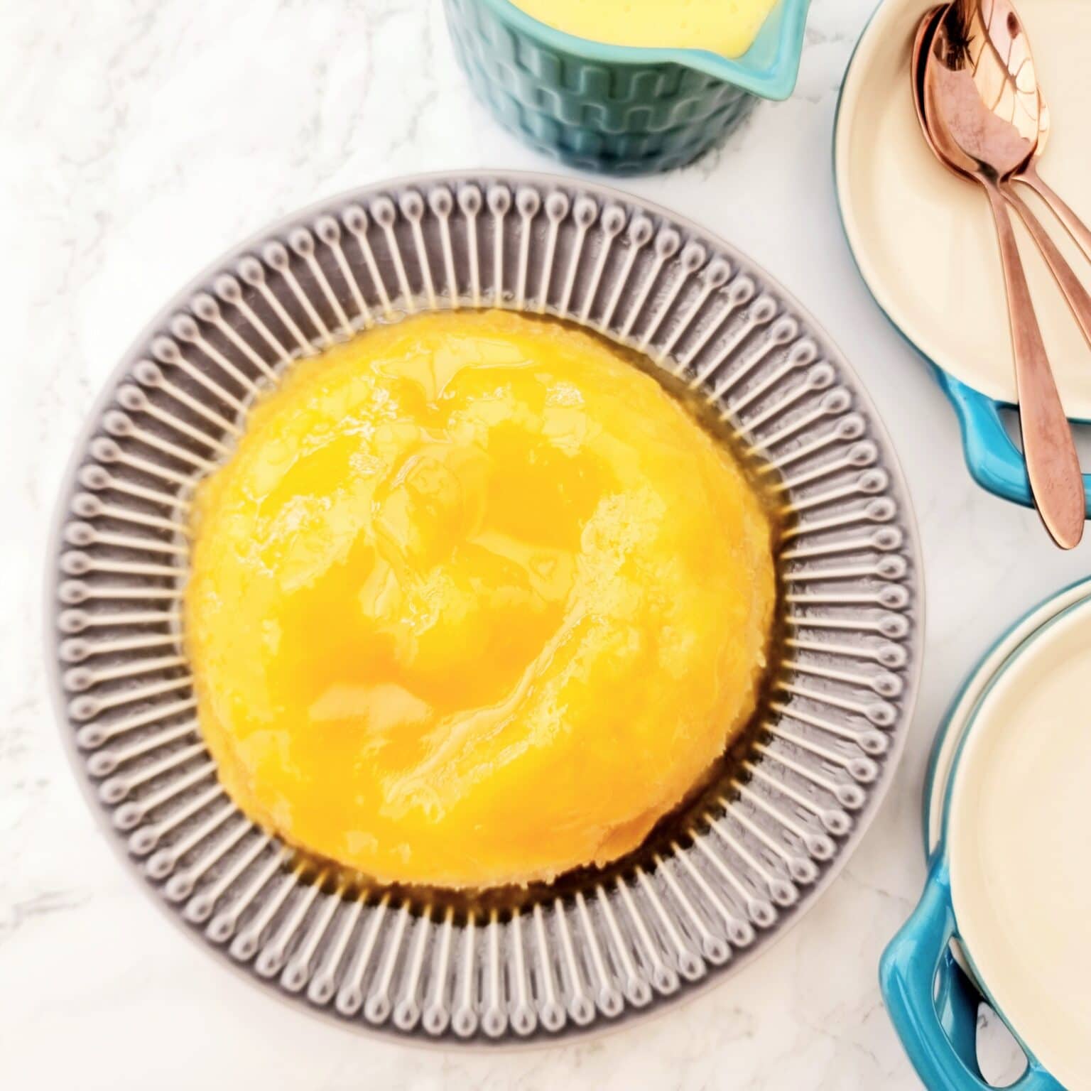 Microwave Lemon Sponge Pudding – Feast Glorious Feast