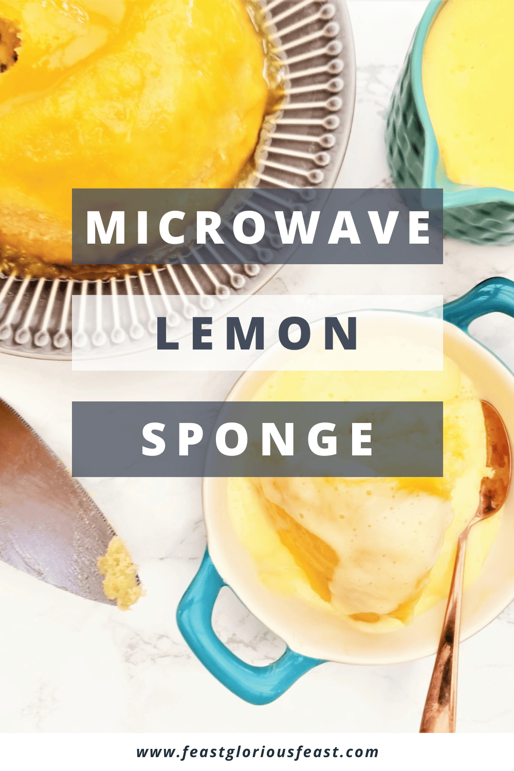 Microwave Lemon Sponge Pudding – Feast Glorious Feast