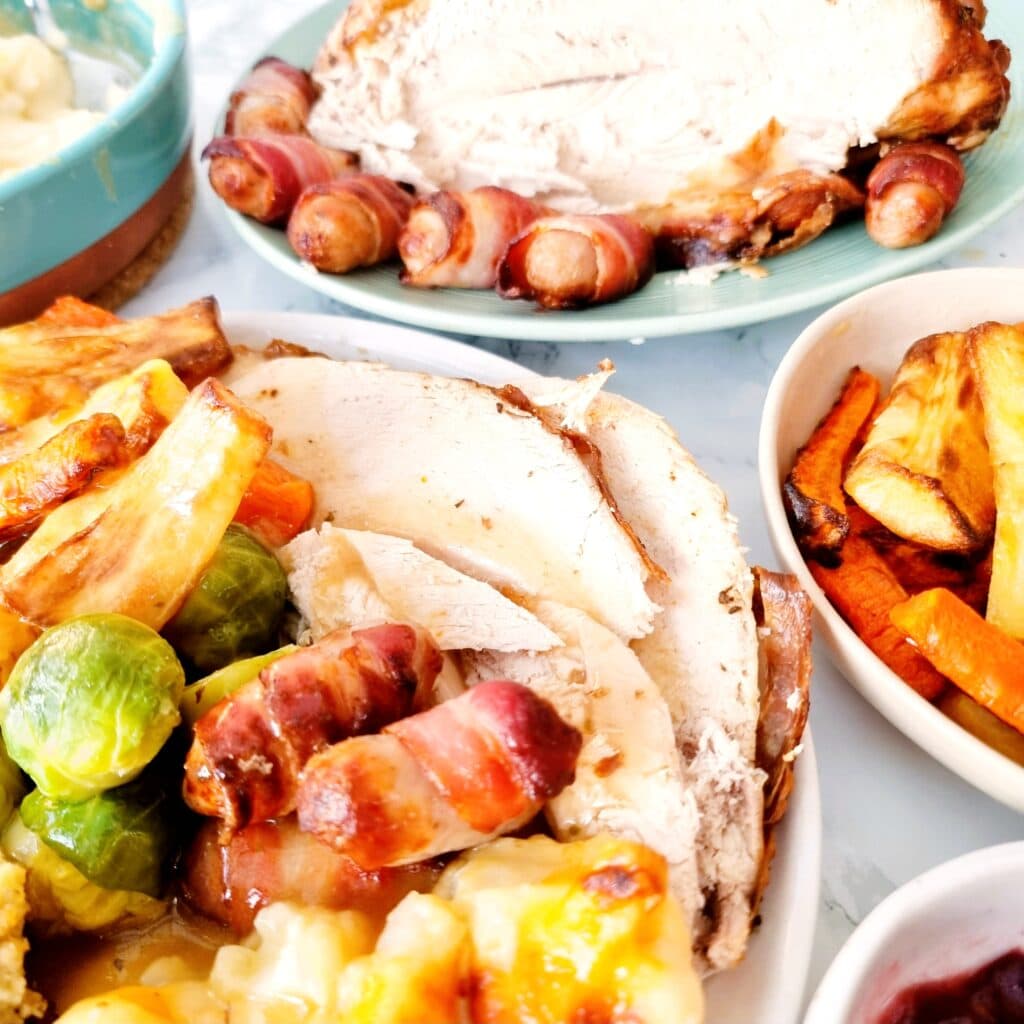 Air Fryer Small Turkey Crown with Gravy – Feast Glorious Feast