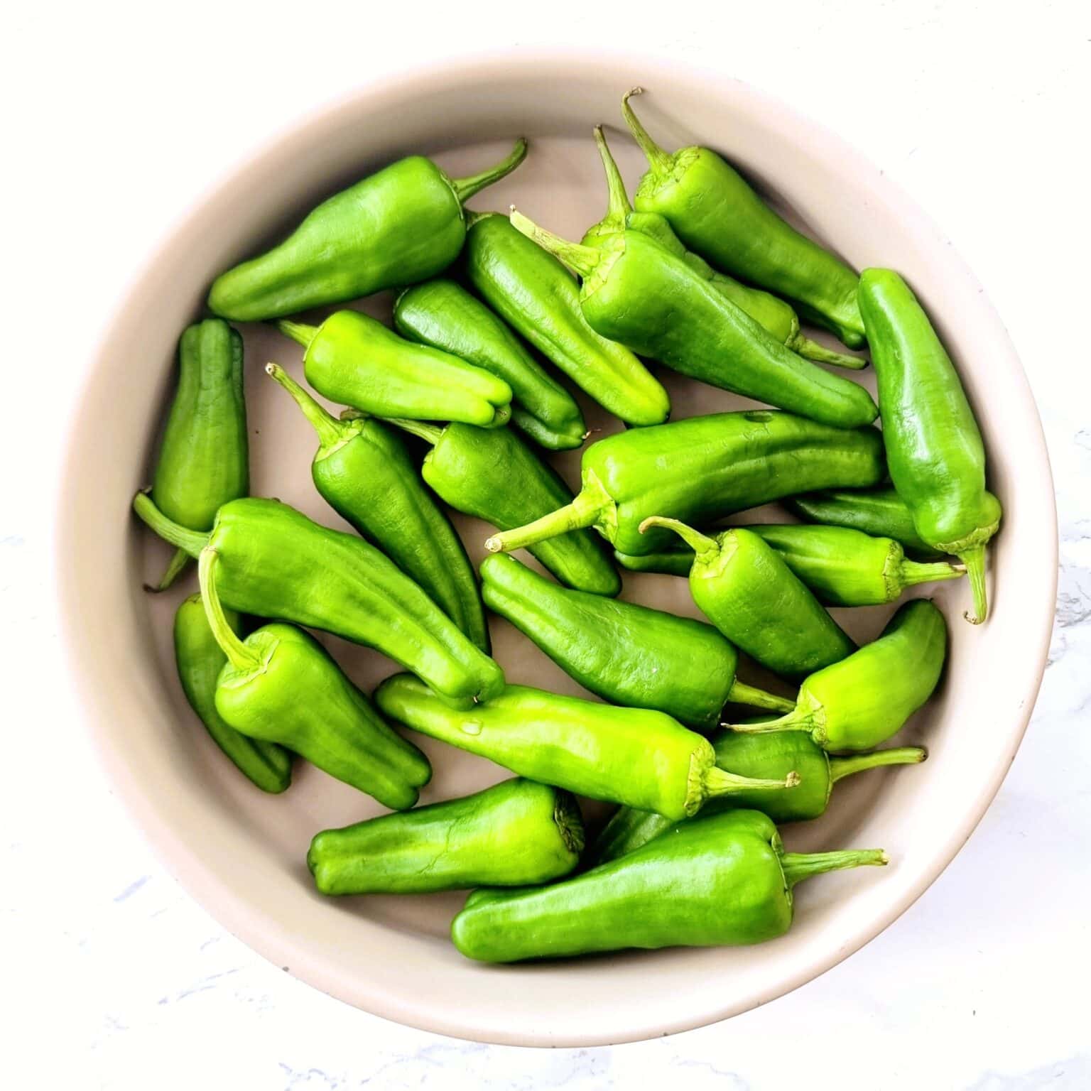 Air Fried Lemon Chilli Padron Peppers – Feast Glorious Feast