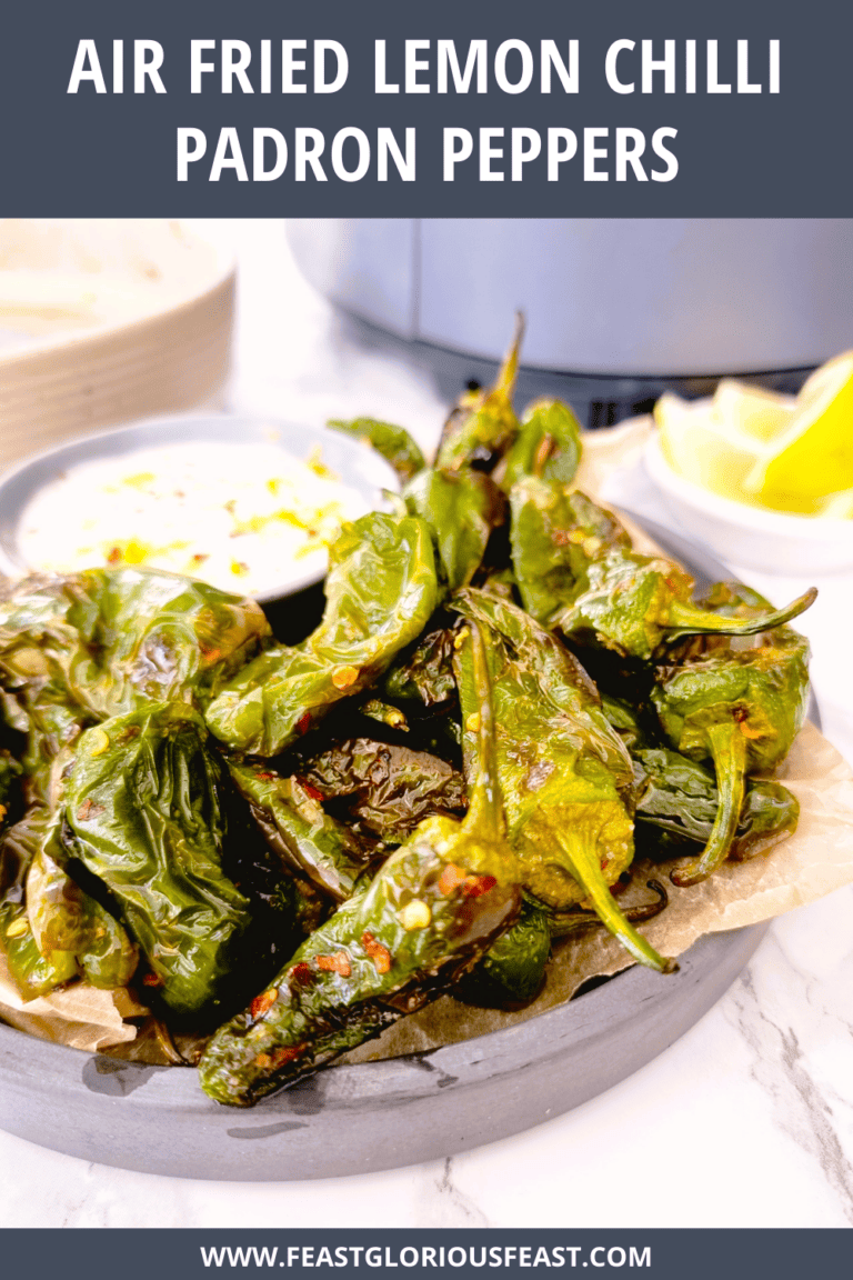 Air Fried Lemon Chilli Padron Peppers – Feast Glorious Feast