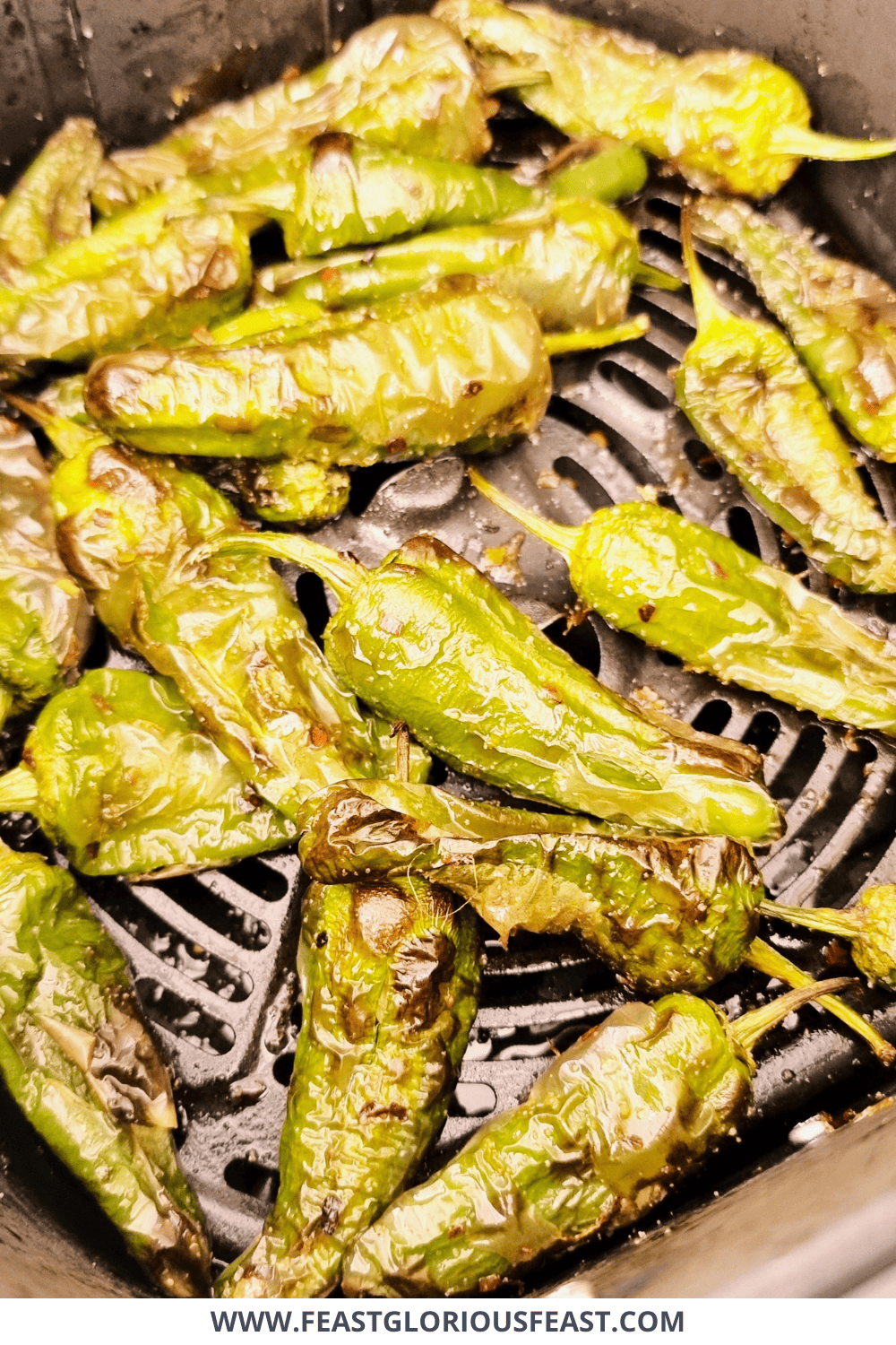 Air Fried Lemon Chilli Padron Peppers – Feast Glorious Feast