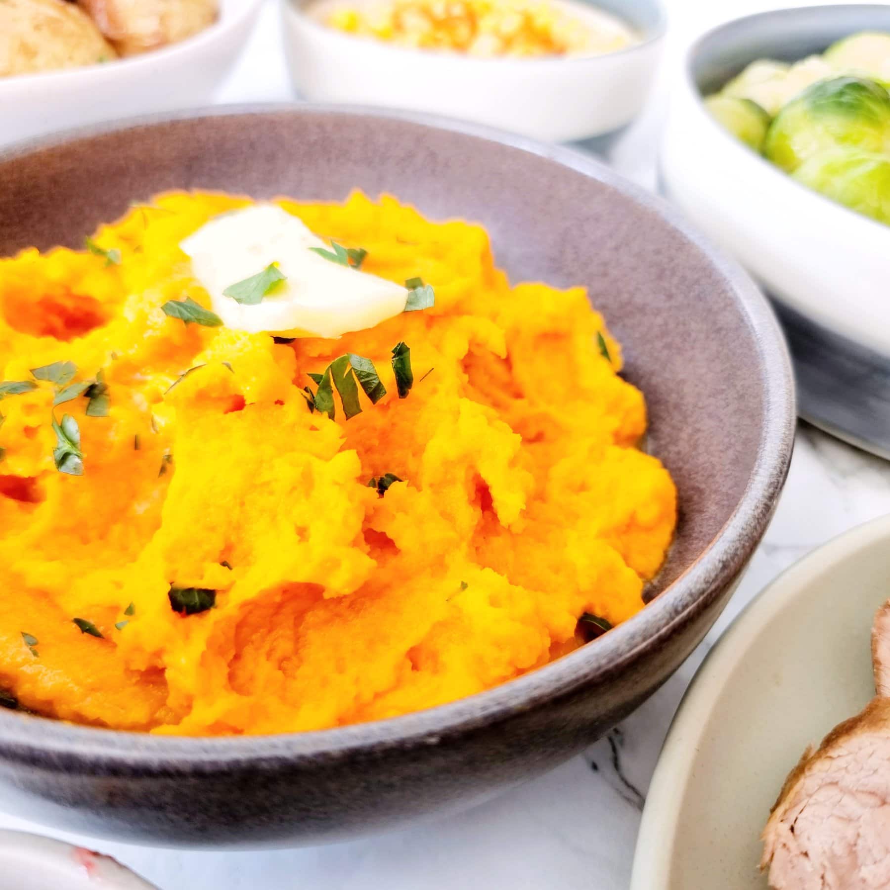 Buttery Mashed Carrot – Feast Glorious Feast