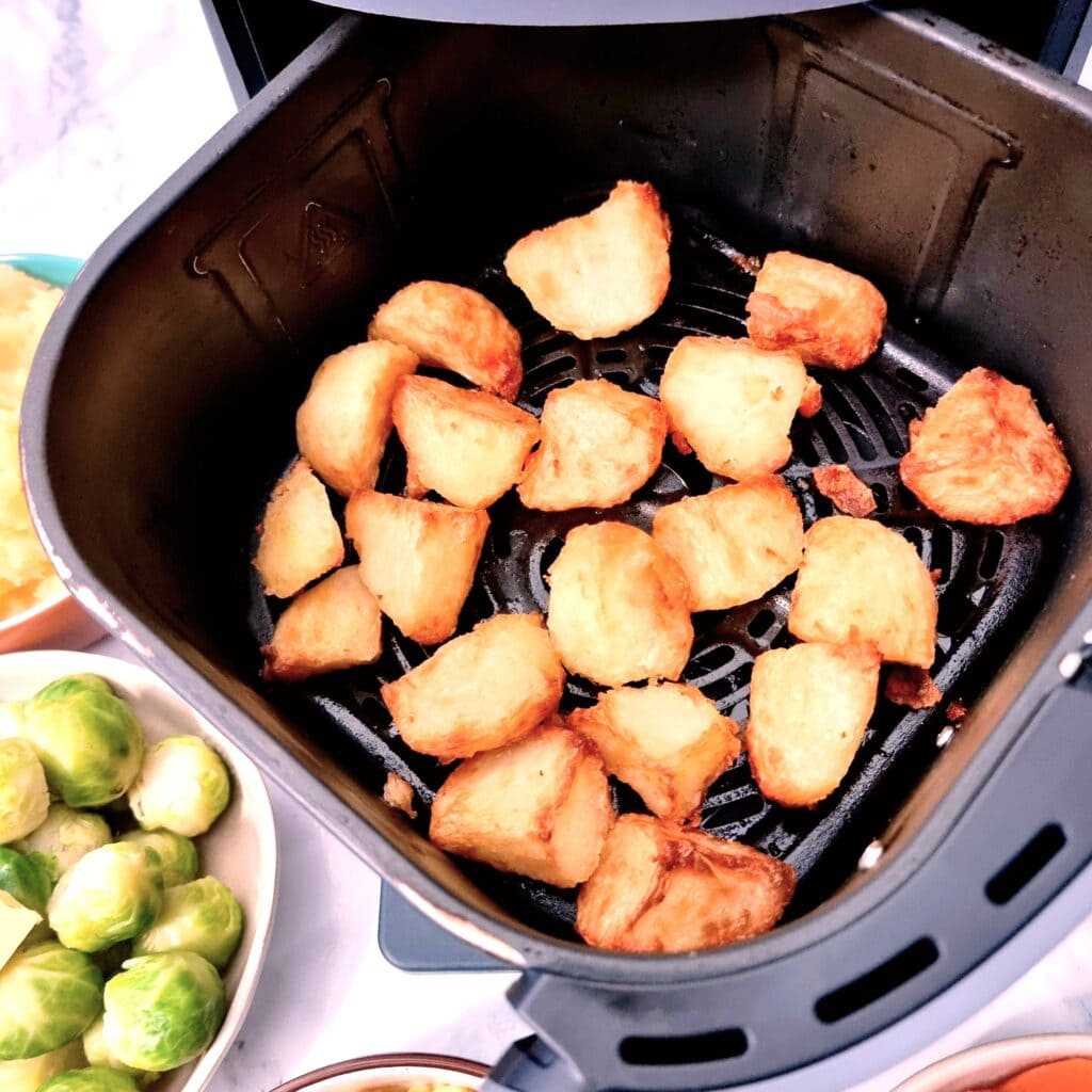 Crispy Air Fried Roast Potatoes Parboiled Feast Glorious Feast