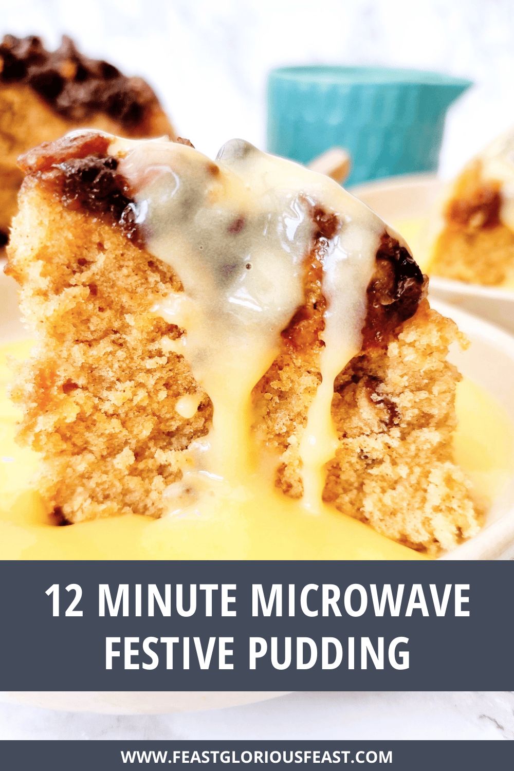Microwave Mincemeat Sponge Pudding – Feast Glorious Feast