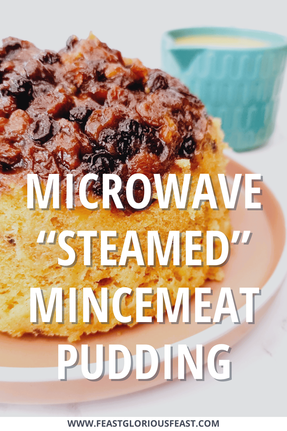 Microwave Mincemeat Sponge Pudding – Feast Glorious Feast