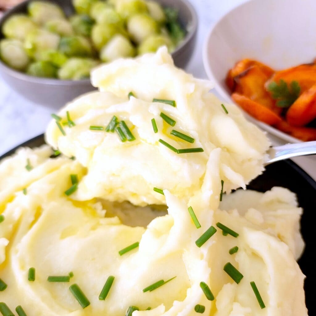 Easy Mashed Potatoes with Butter & Cream – Feast Glorious Feast