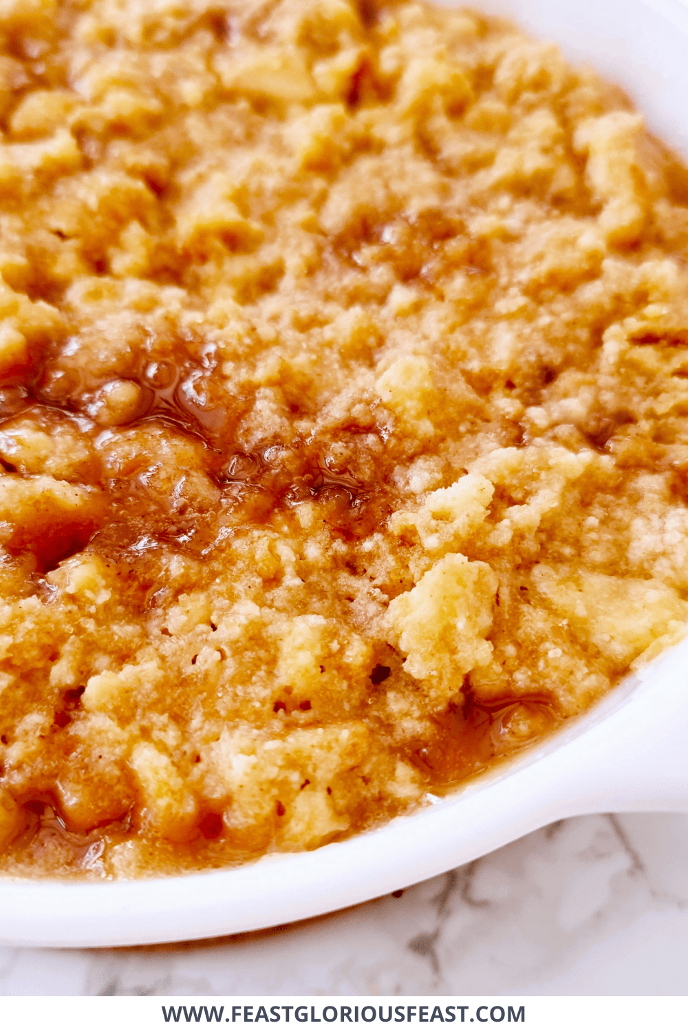 Leftover Mince Pie Apple Crumble (Microwave) – Feast Glorious Feast