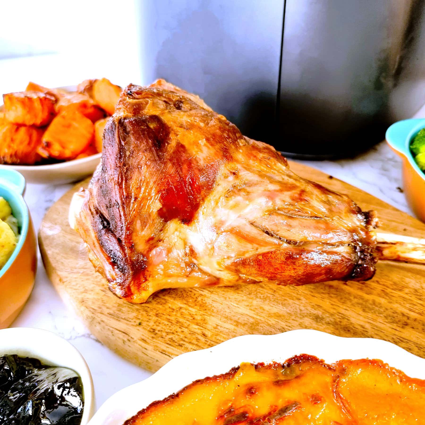 Air Fryer Half Leg of Lamb (Fast Roast) – Feast Glorious Feast