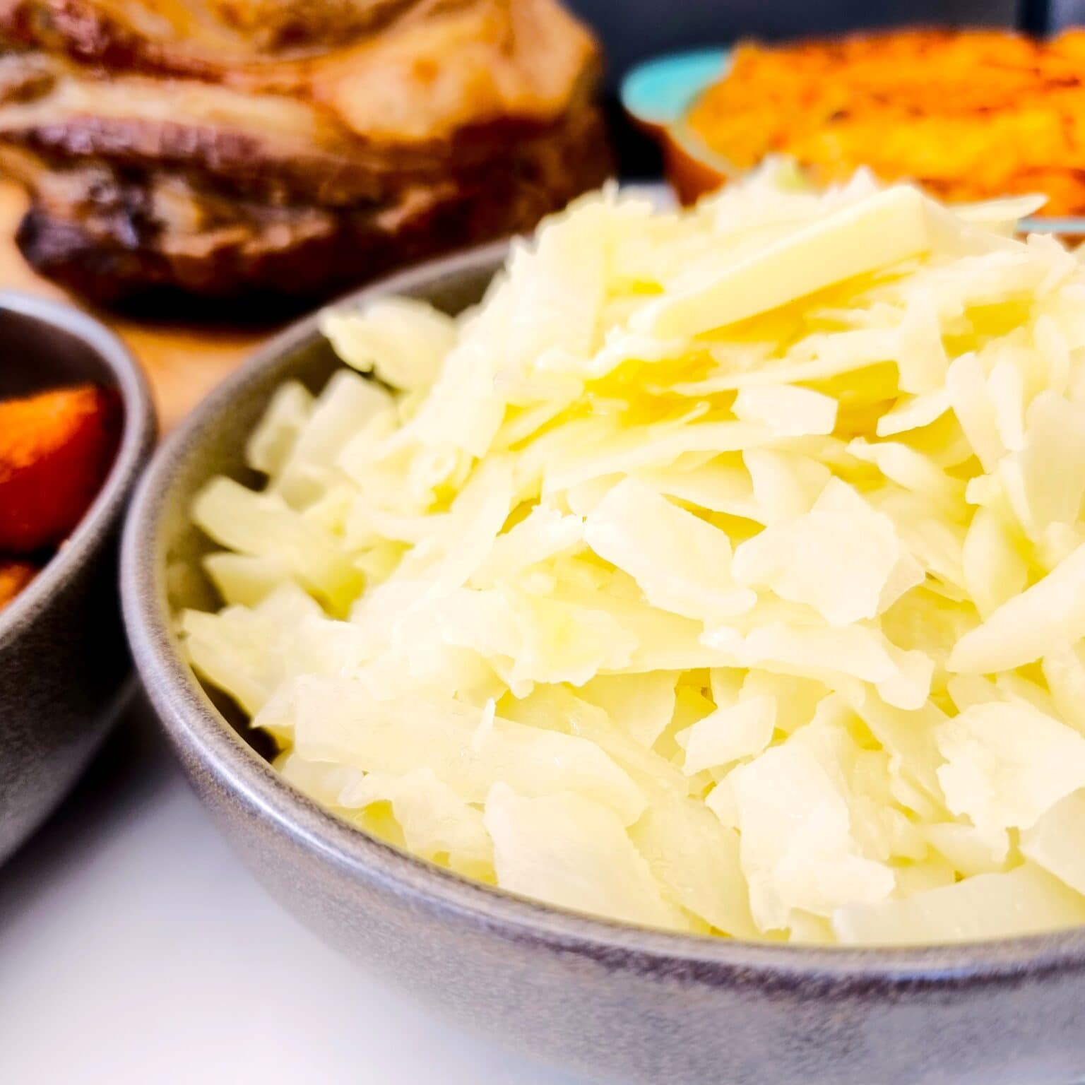 Simple Buttered White Cabbage – Feast Glorious Feast