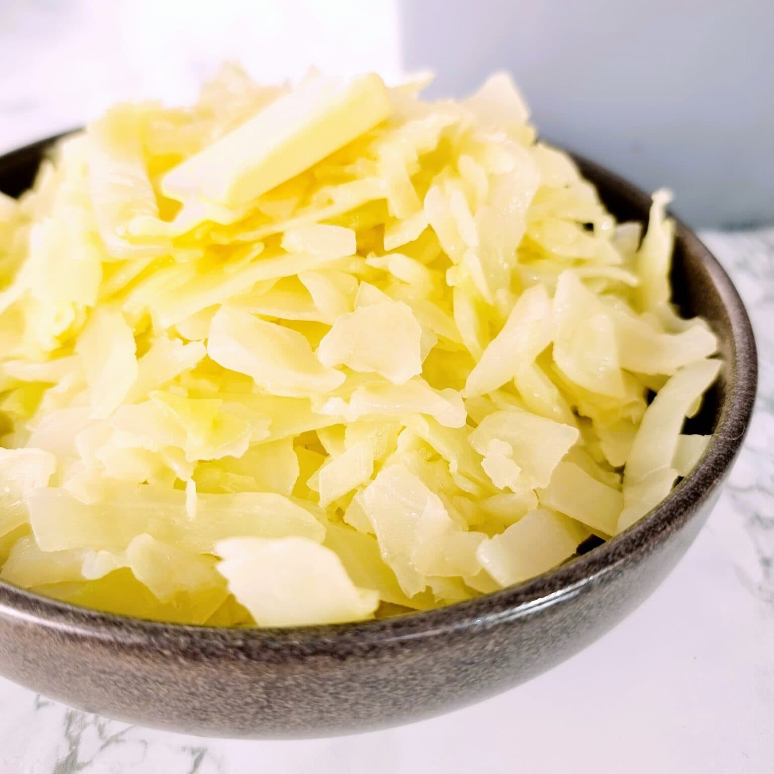 Simple Buttered White Cabbage – Feast Glorious Feast