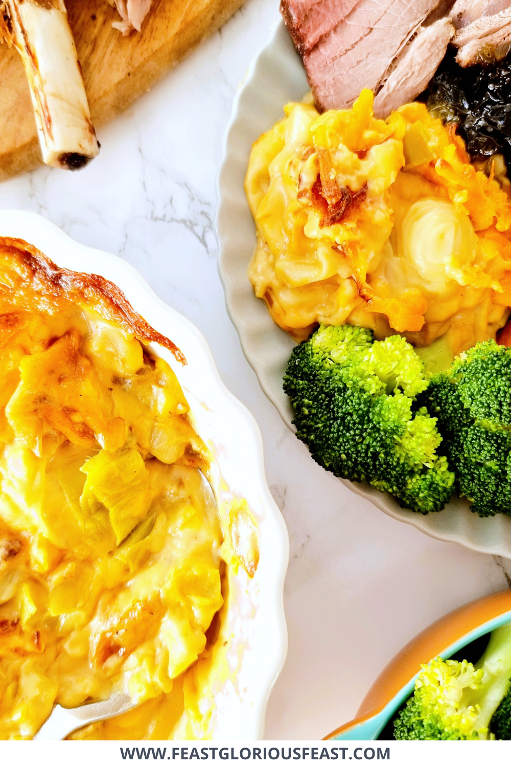 Simple Cheesy Leeks (Leeks in Cheese Sauce) – Feast Glorious Feast