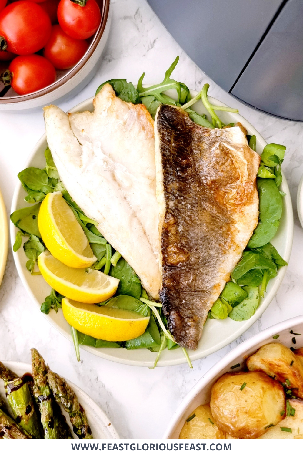 How to Air Fry Sea Bass Fillets – Feast Glorious Feast
