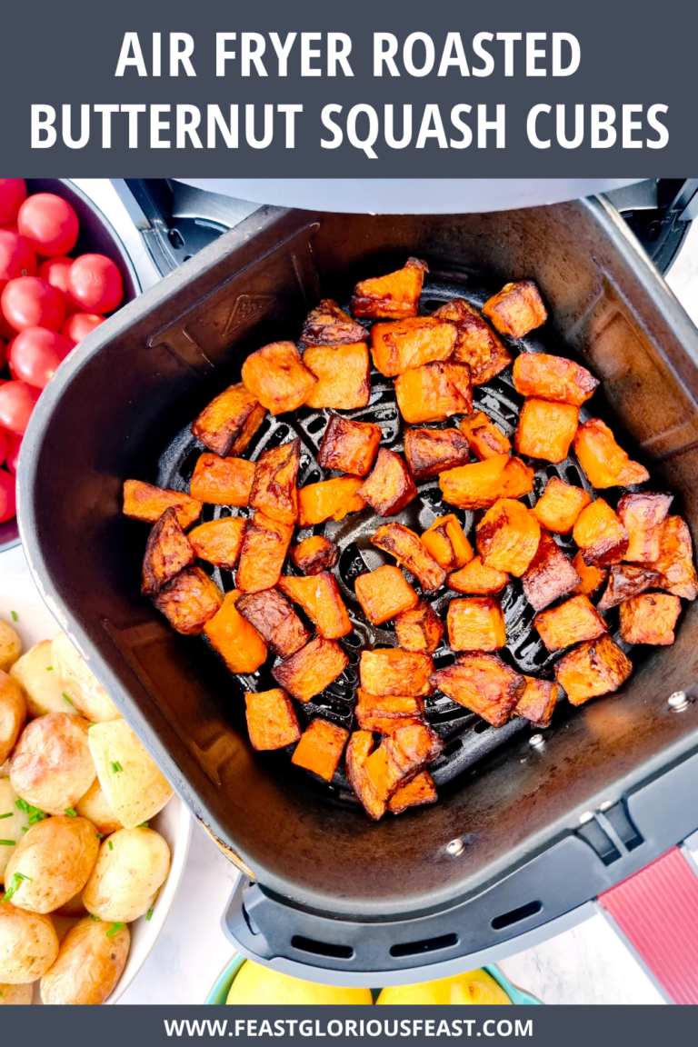 Air Fryer Roasted Butternut Squash Cubes – Feast Glorious Feast