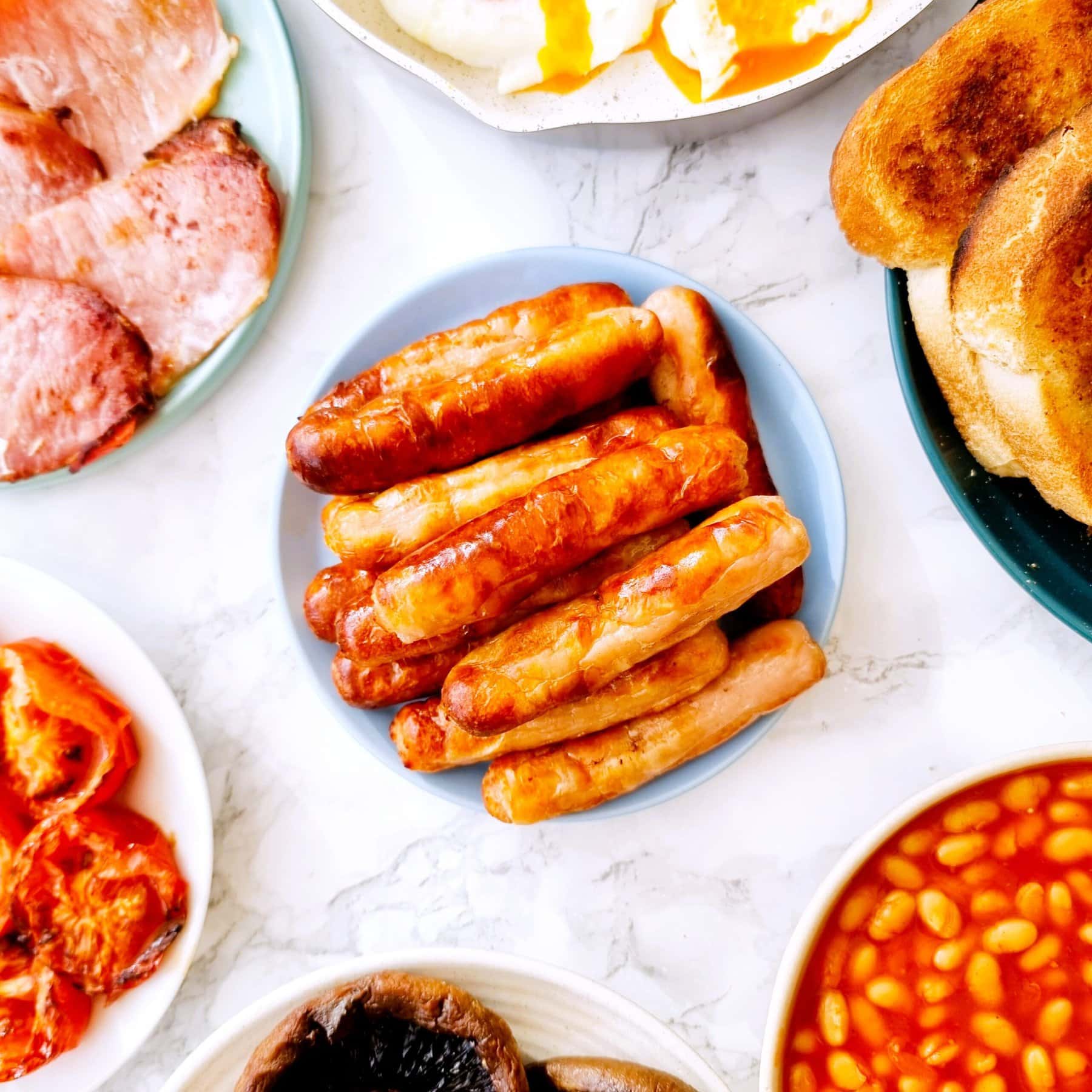 How to Air Fry Thin Irish Pork Sausages (Richmonds) – Feast Glorious Feast
