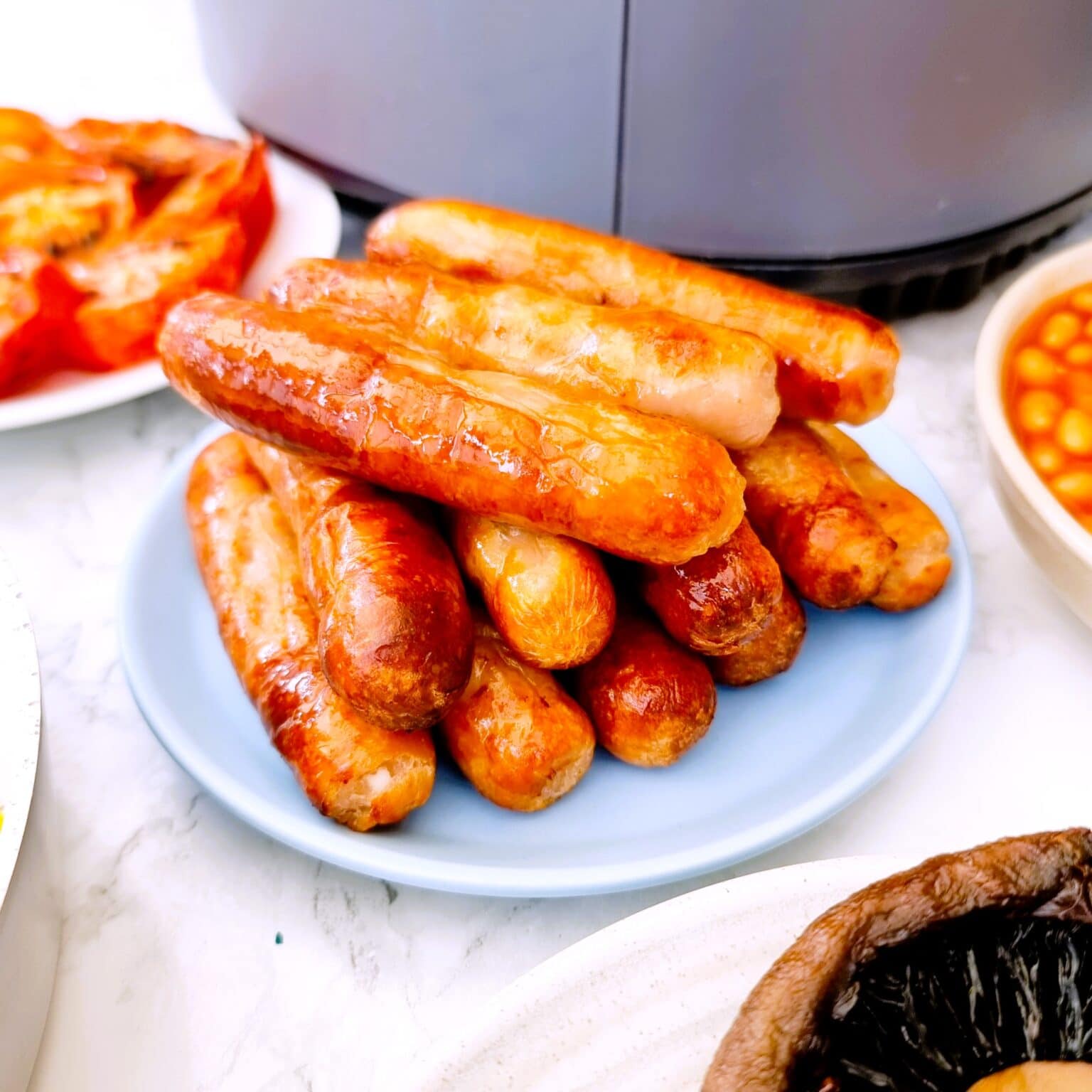 How to Air Fry Thin Irish Pork Sausages (Richmonds) – Feast Glorious Feast