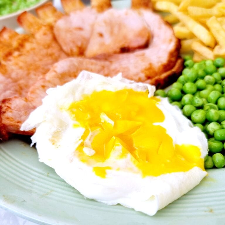 Fried Eggs Without Oil or Water (Over Easy) – Feast Glorious Feast