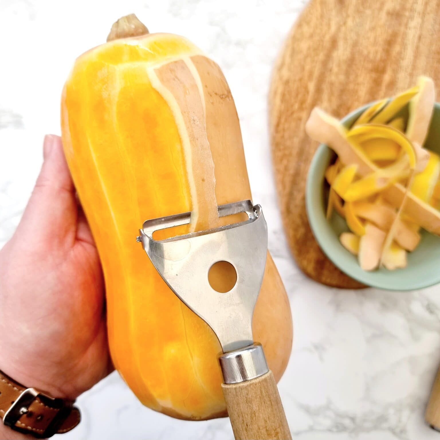 How to Easily Peel & Cut Butternut Squash – Feast Glorious Feast