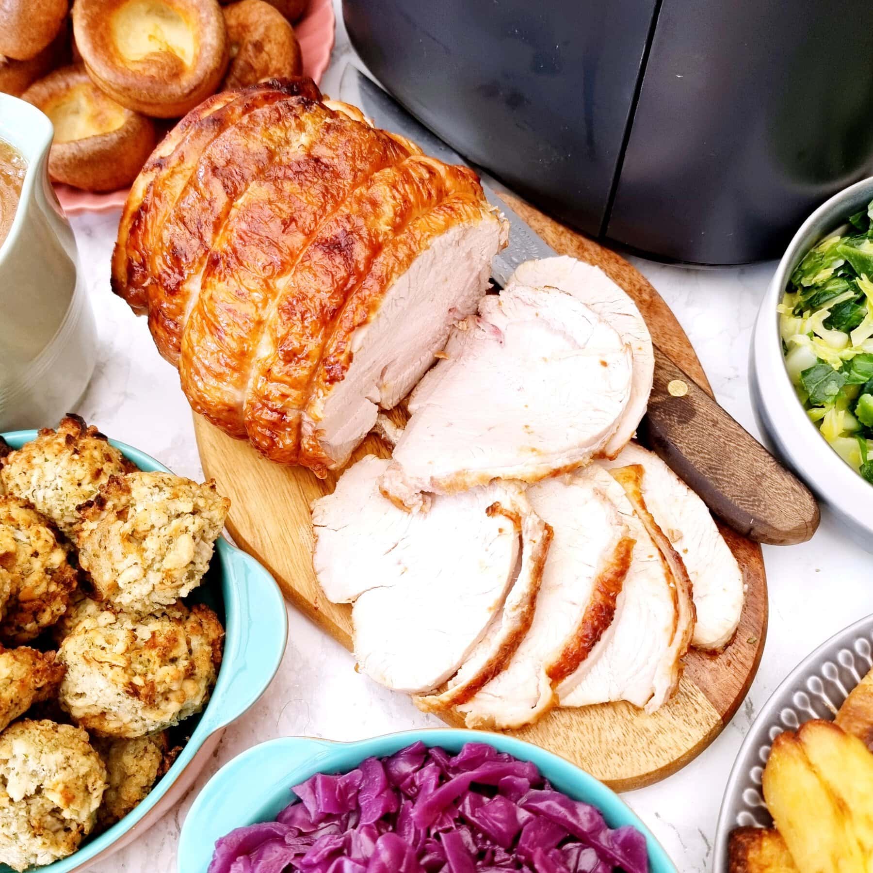 Air Fryer Rolled Boneless Turkey Joint – Feast Glorious Feast