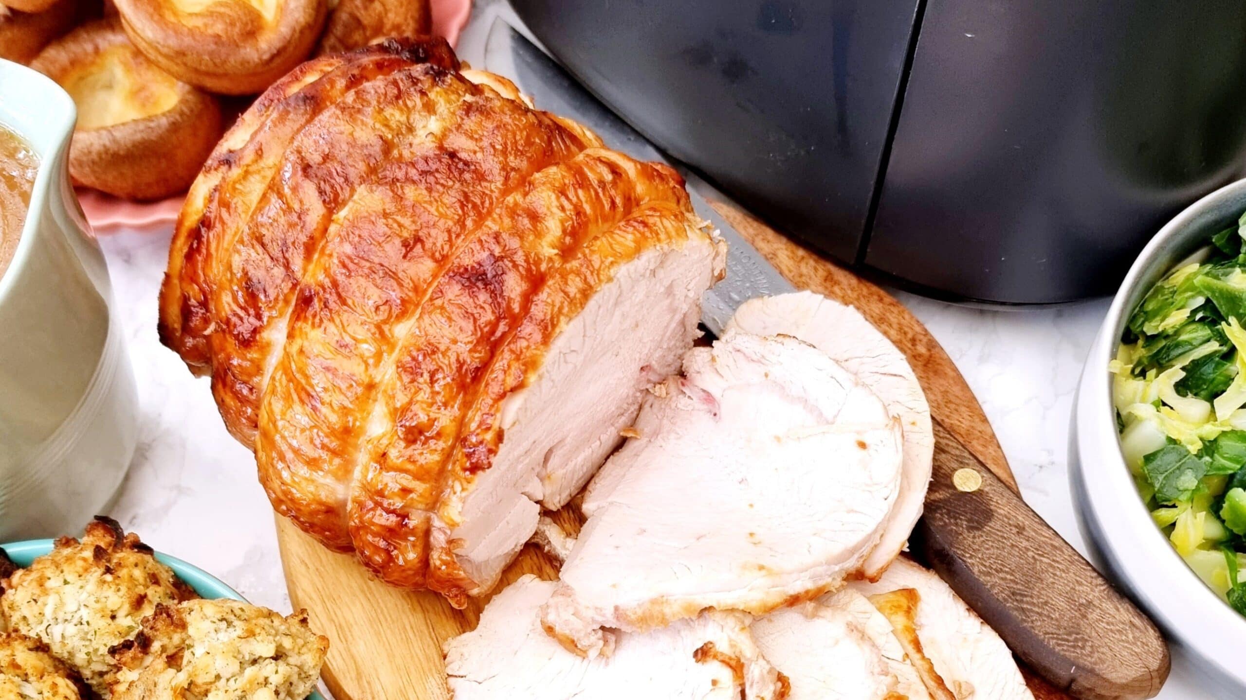 Air Fryer Rolled Boneless Turkey Joint – Feast Glorious Feast