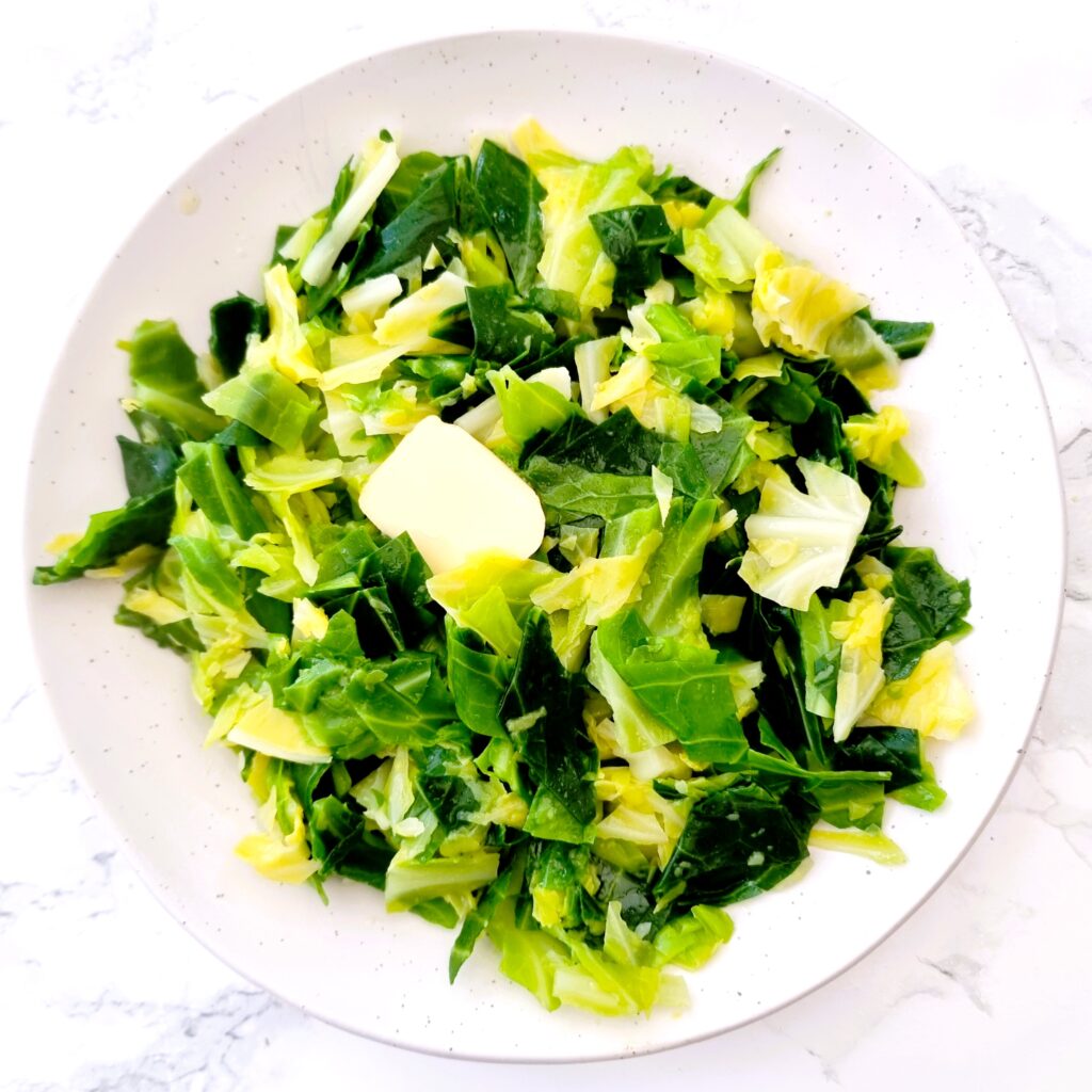 Simply Buttered Spring Greens – Feast Glorious Feast