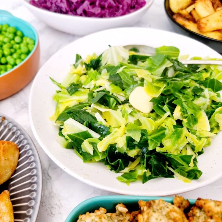 Simply Buttered Spring Greens – Feast Glorious Feast