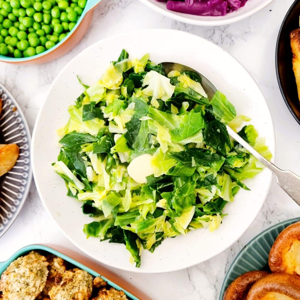 Simply Buttered Spring Greens – Feast Glorious Feast