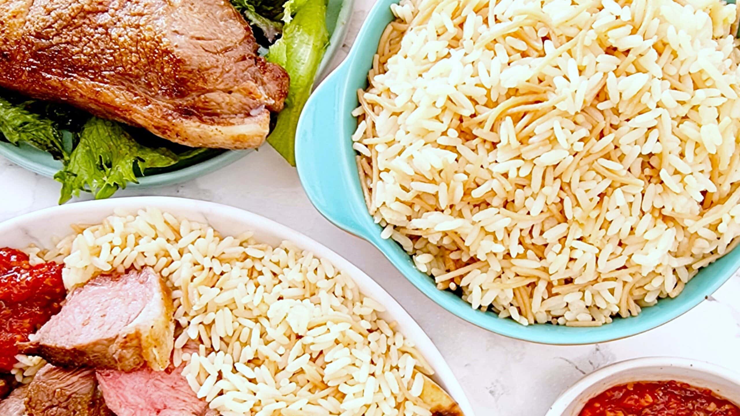 Turkish Rice with Vermicelli Pasta (Şehriyeli Pilav) – Feast Glorious Feast