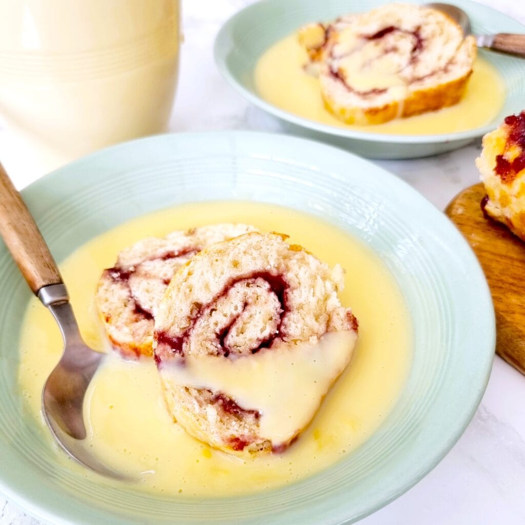 Suet Jam Roly Poly (Air Fryer Recipe) – Feast Glorious Feast